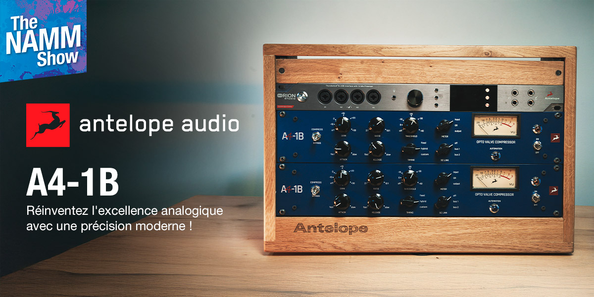 Antelope Audio A4-1B Compresseur Opto-Valve