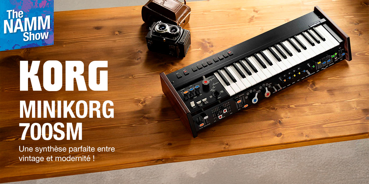 Korg miniKORG 700Sm, réédition en format compact - SonoVente.com