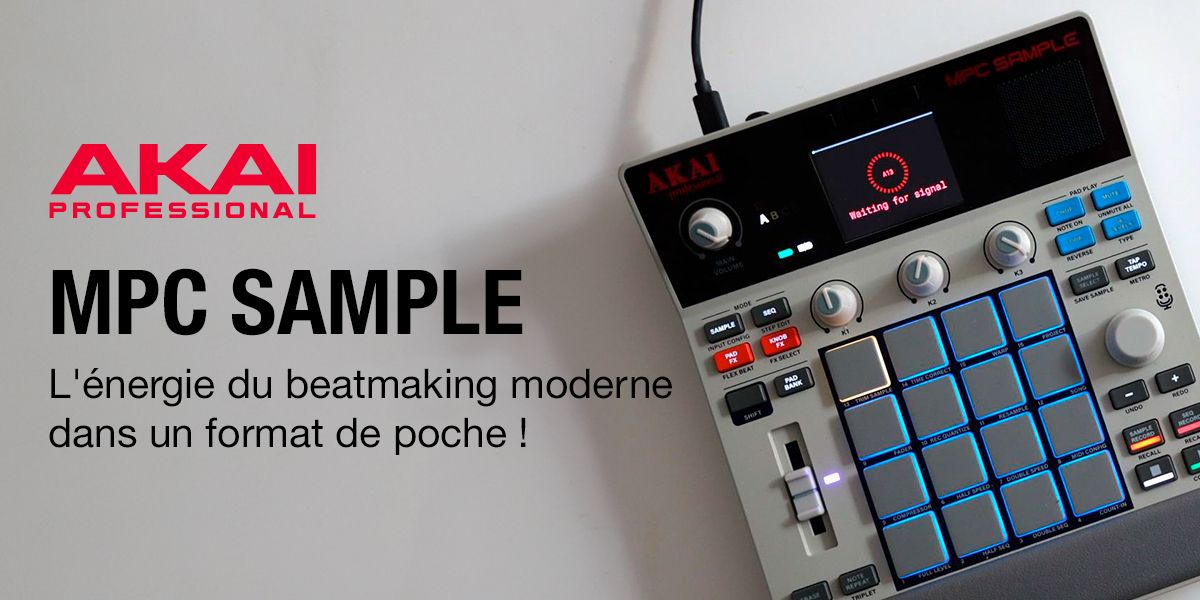 Akai MPC Sample : sampleur autonome portable pour beatmakers ...
