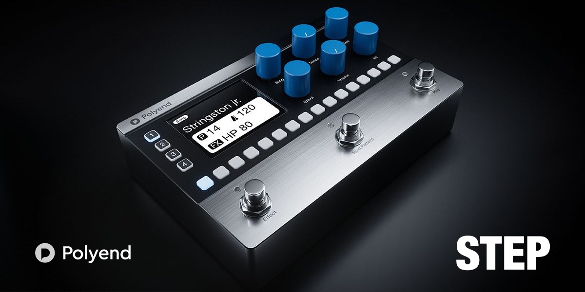 Polyend Step : la boîte à rythmes au format pédale pour le studio et la scène - SonoVente.com