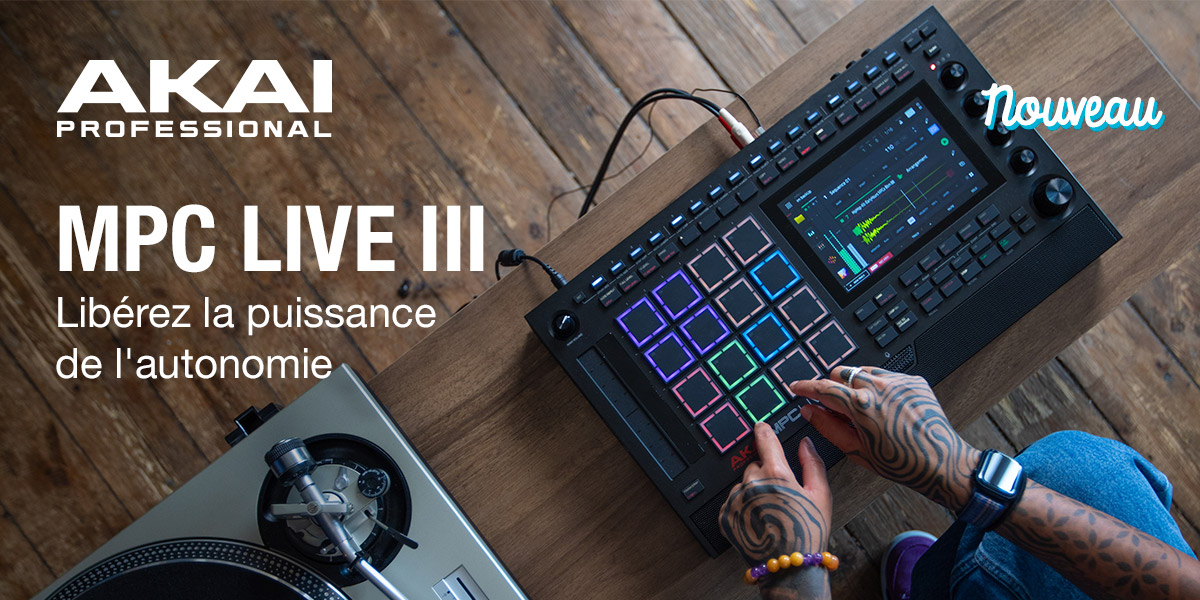 Akai MPC Live III | Nouvelle station de production autonome - SonoVente.com
