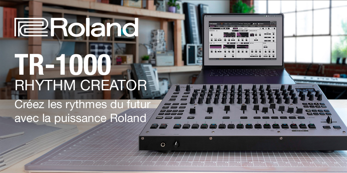 Roland TR-1000 : Boîte à rythmes hybride analogique et numérique ...