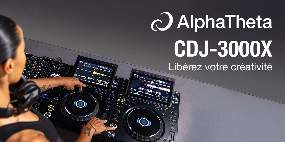 CDJ-3000X AlphaTheta : le nouveau lecteur DJ connecté pour l’ère du cloud - SonoVente.com