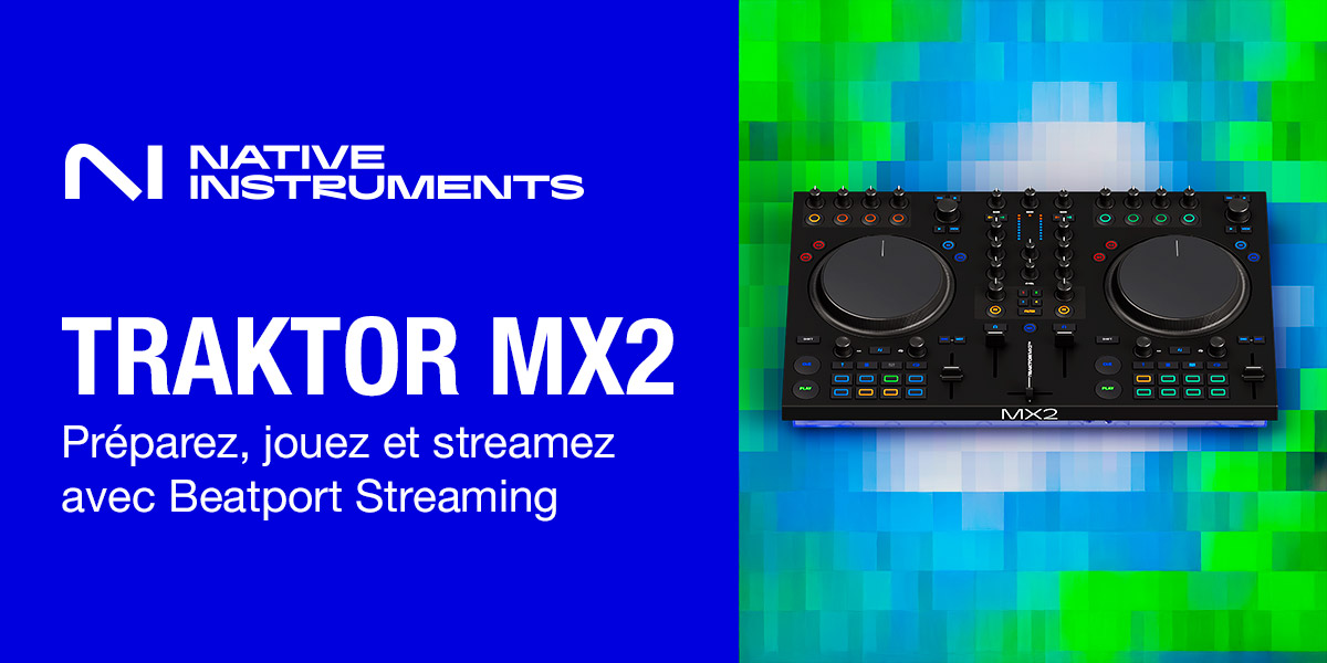 Native Instruments Traktor MX2 | Contrôleur DJ 2 voies avec Traktor Pro 4 - SonoVente.com