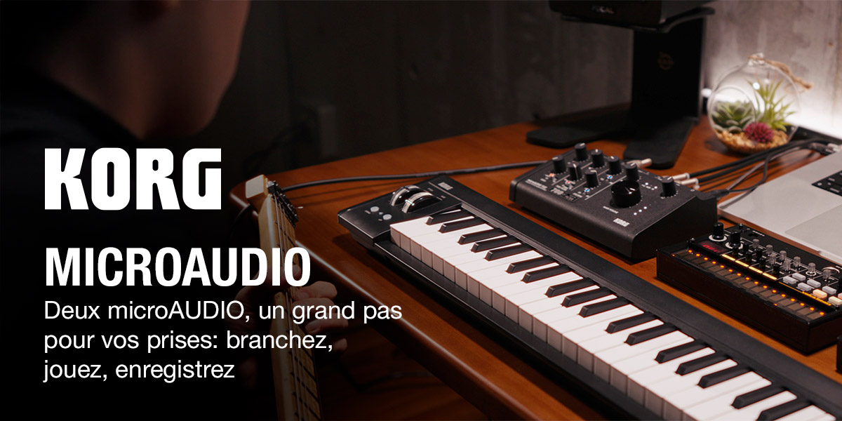 Korg microAUDIO 22 & 722 : nouvelles interfaces audio - SonoVente.com