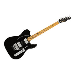 American Ultra Luxe Telecaster Floyd Rose HH MN Mystic Black : Guitare ...