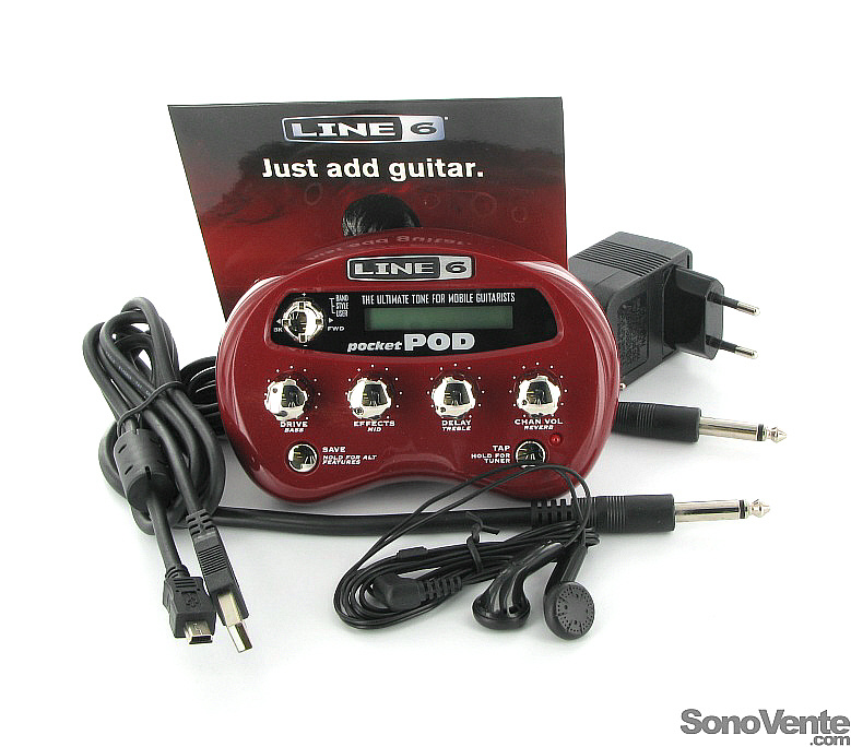 POCKET POD PACK : Effets Guitare Electrique Line 6 - SonoVente.com