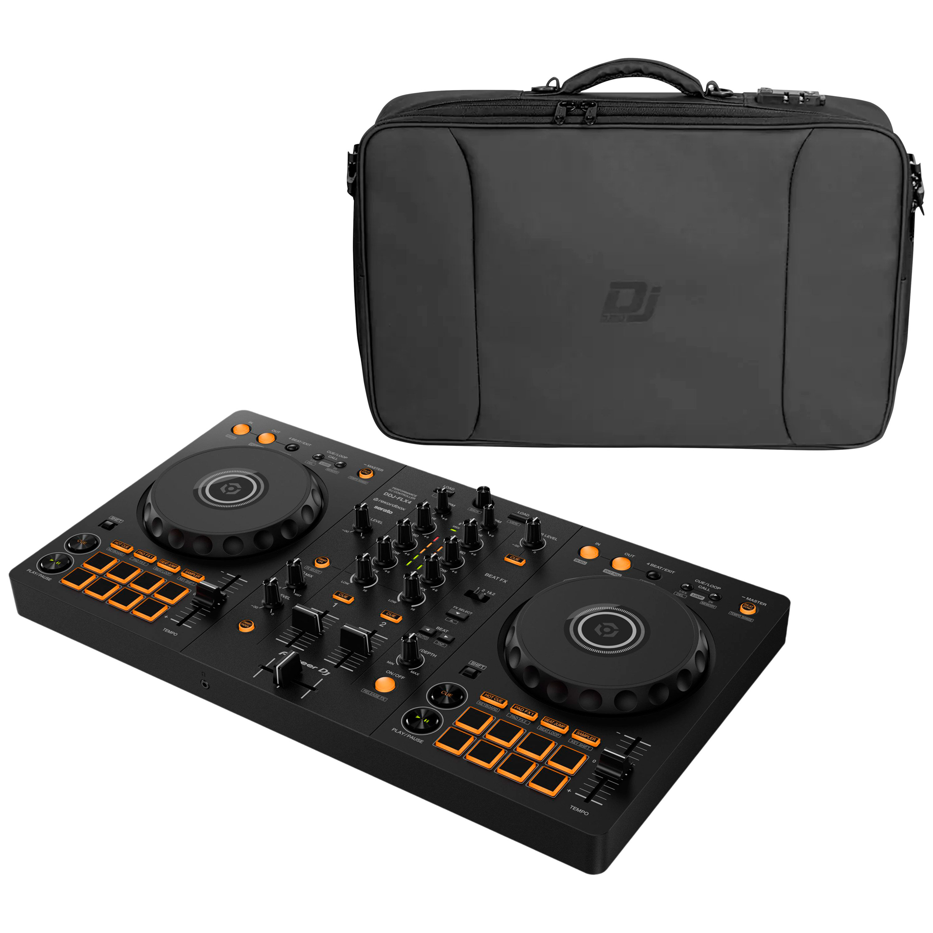 Pioneer DJ Pack DDJ-FLX4 + Comfort Bag DJ Bag - Contrôleur DJ USB ...