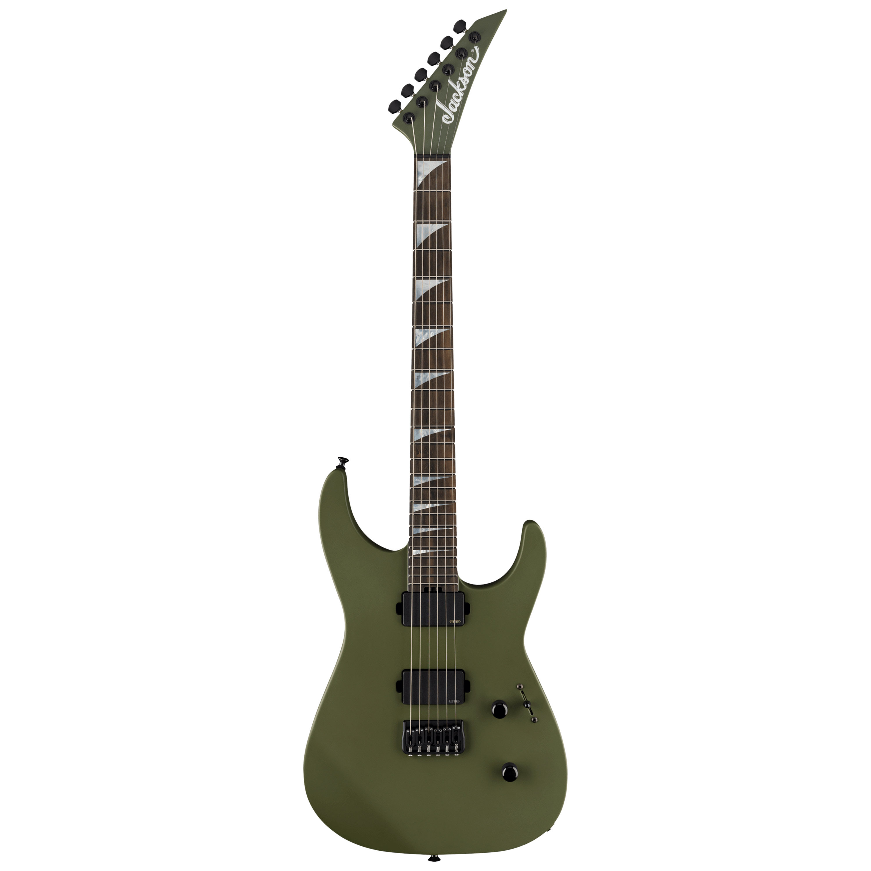 Jackson American Soloist SL2MG HT Army Drab + Etui - Guitare métal ...