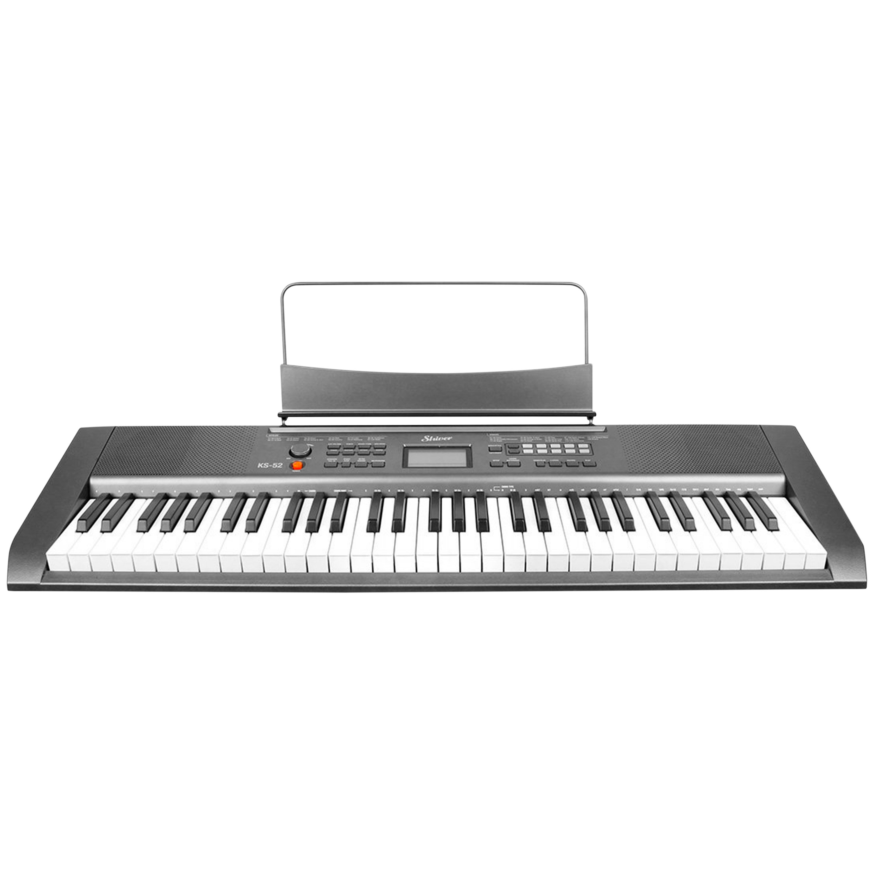 Shiver KS-52 clavier arrangeur 61 touches gris métallisé - Clavier ...