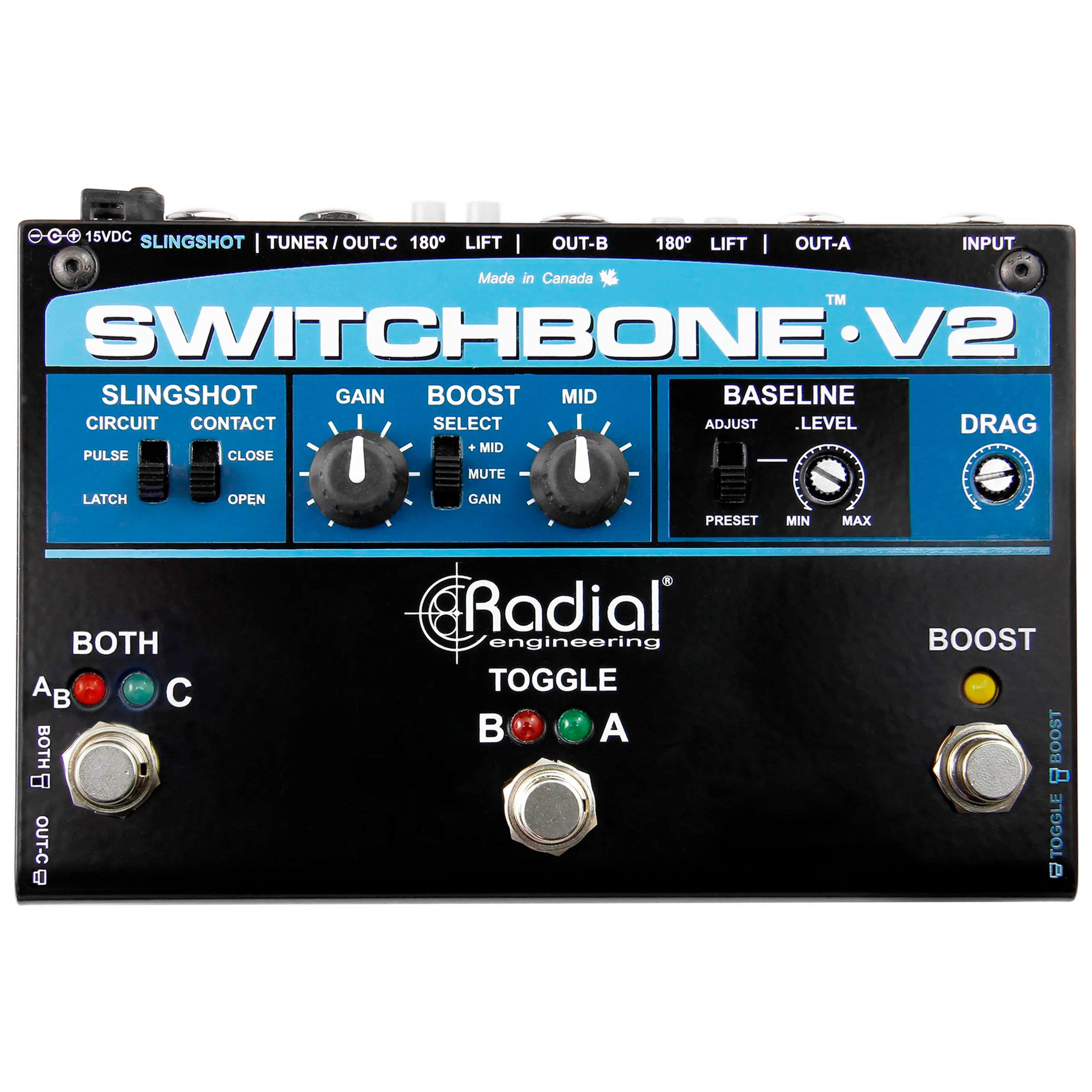 Radial Tonebone Switchbone V2 - Footswitch SonoVente.com