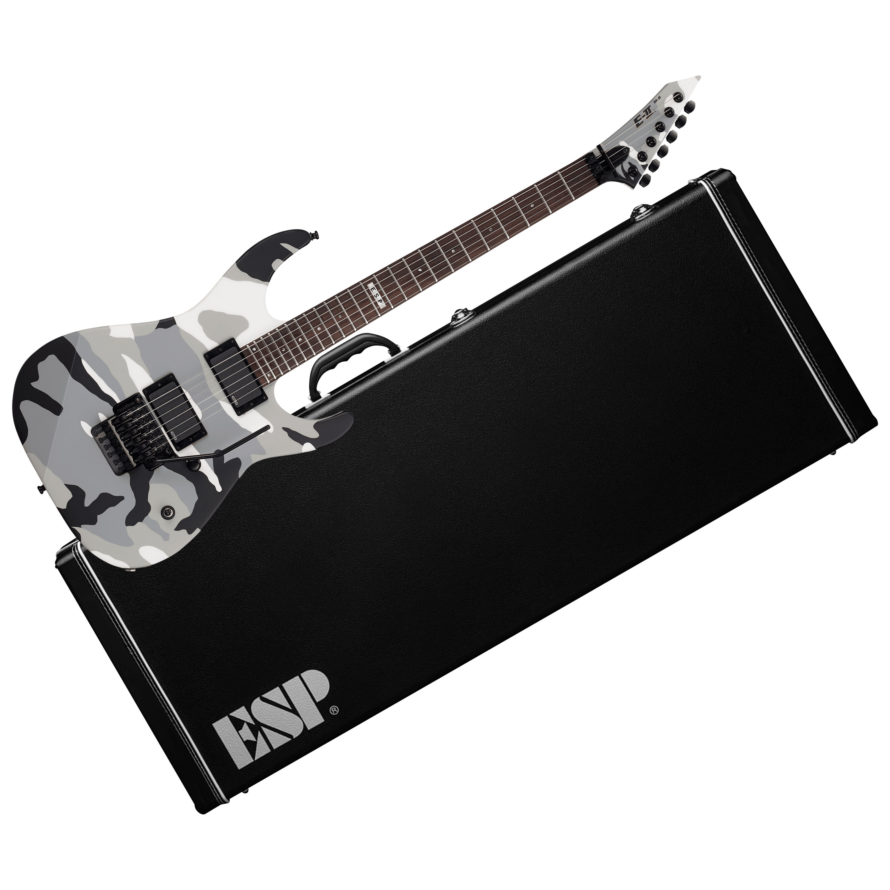 ESP E-II M-II NT Urban Camo - Guitare forme ST SonoVente.com