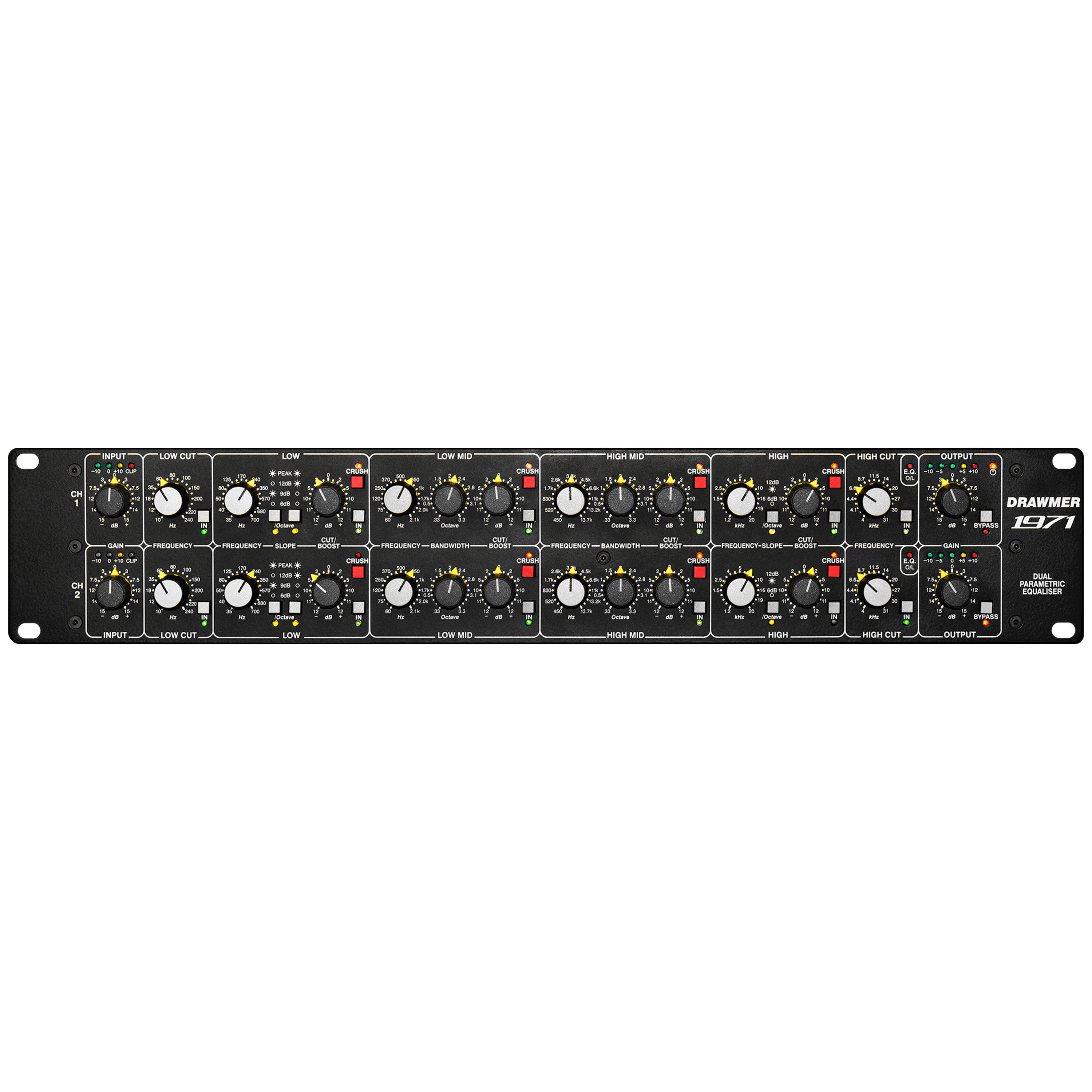 Drawmer 1971 Dual 4-Band Parametric - Equalizer SonoVente.com - en