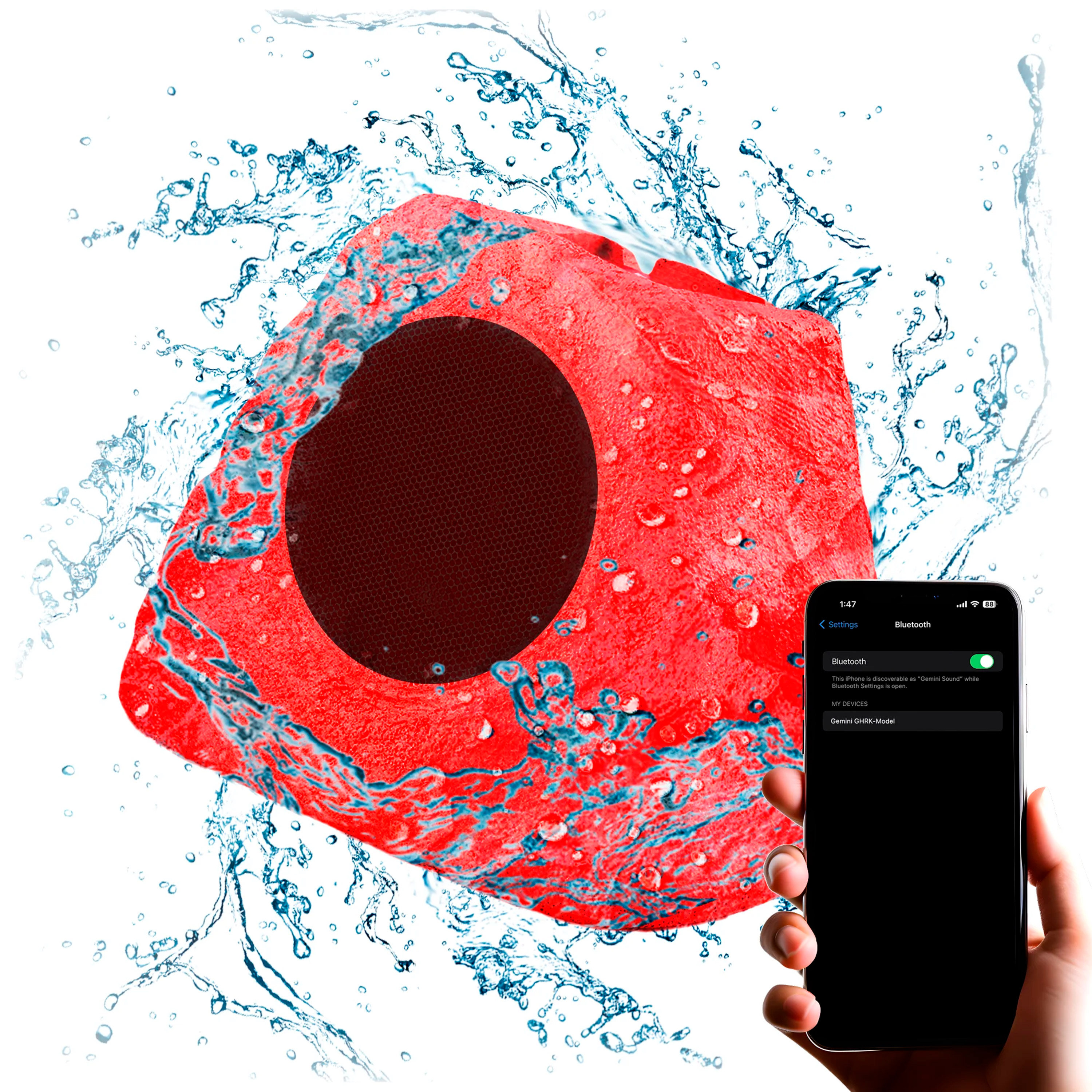 Gemini GHRK 500 LTMS Rock Speaker - Enceintes d'extérieur SonoVente.com
