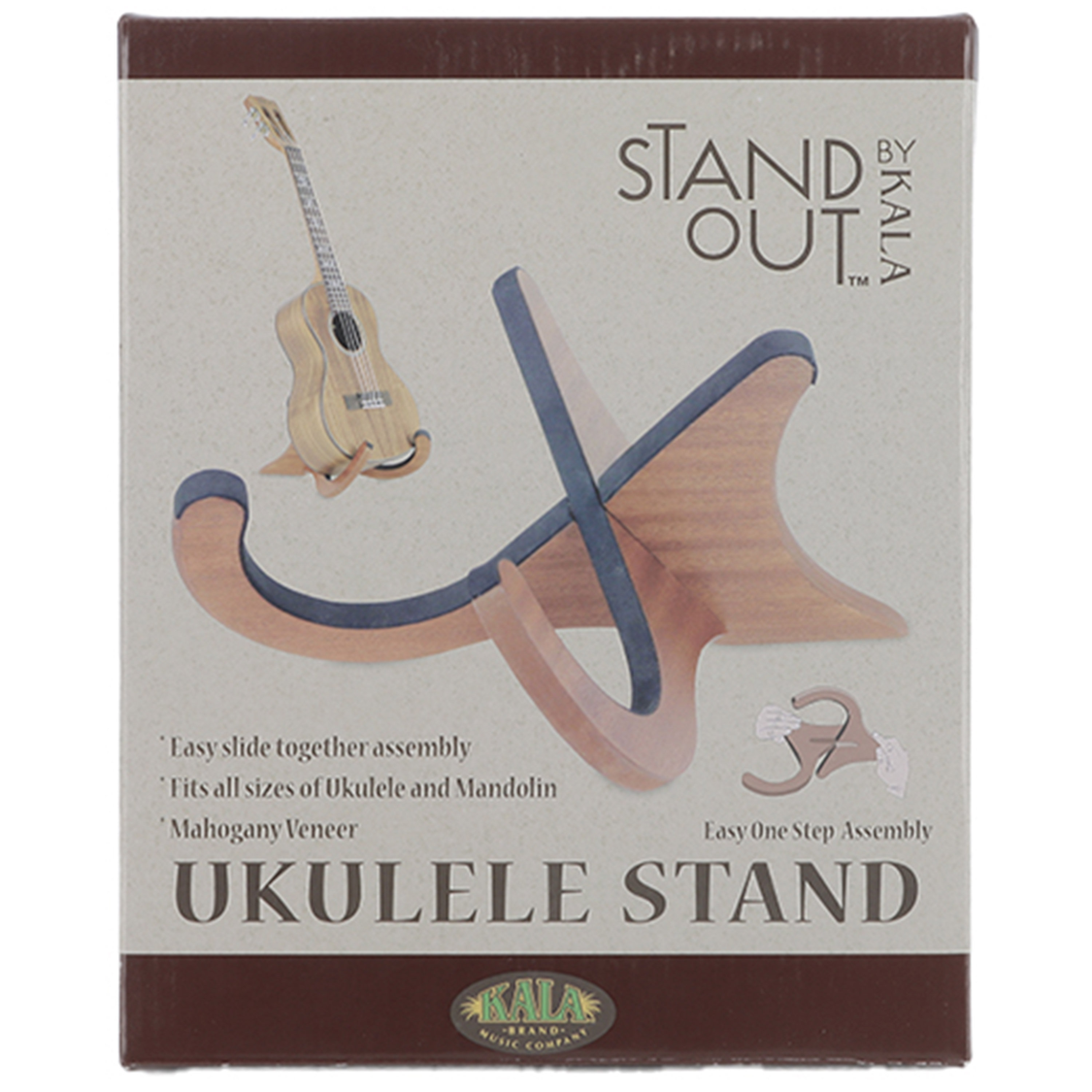 Kala Stand mahogany pour ukulélé - Stands / supports SonoVente.com