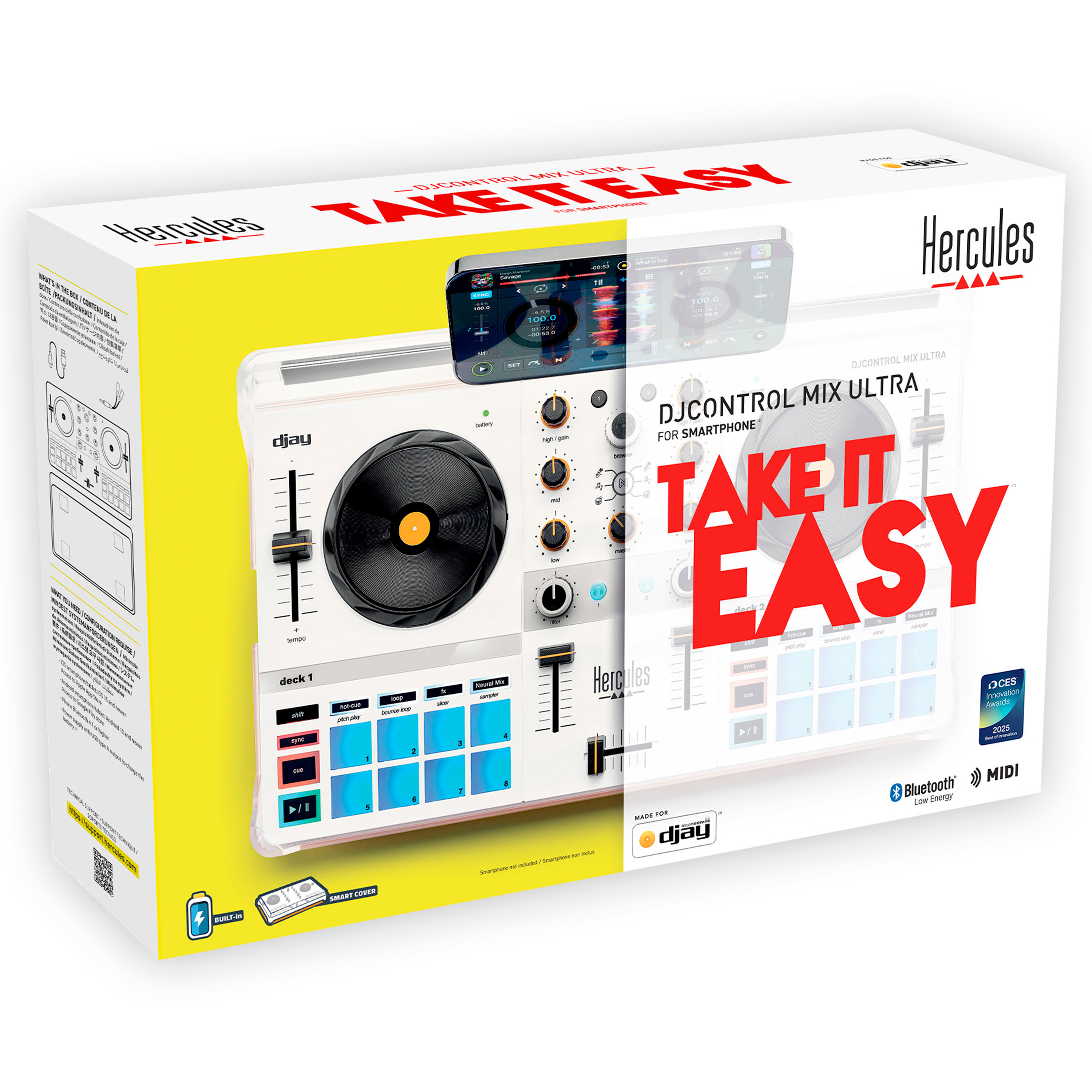 Hercules DJ DJControl Mix Ultra - Contrôleur DJ USB SonoVente.com