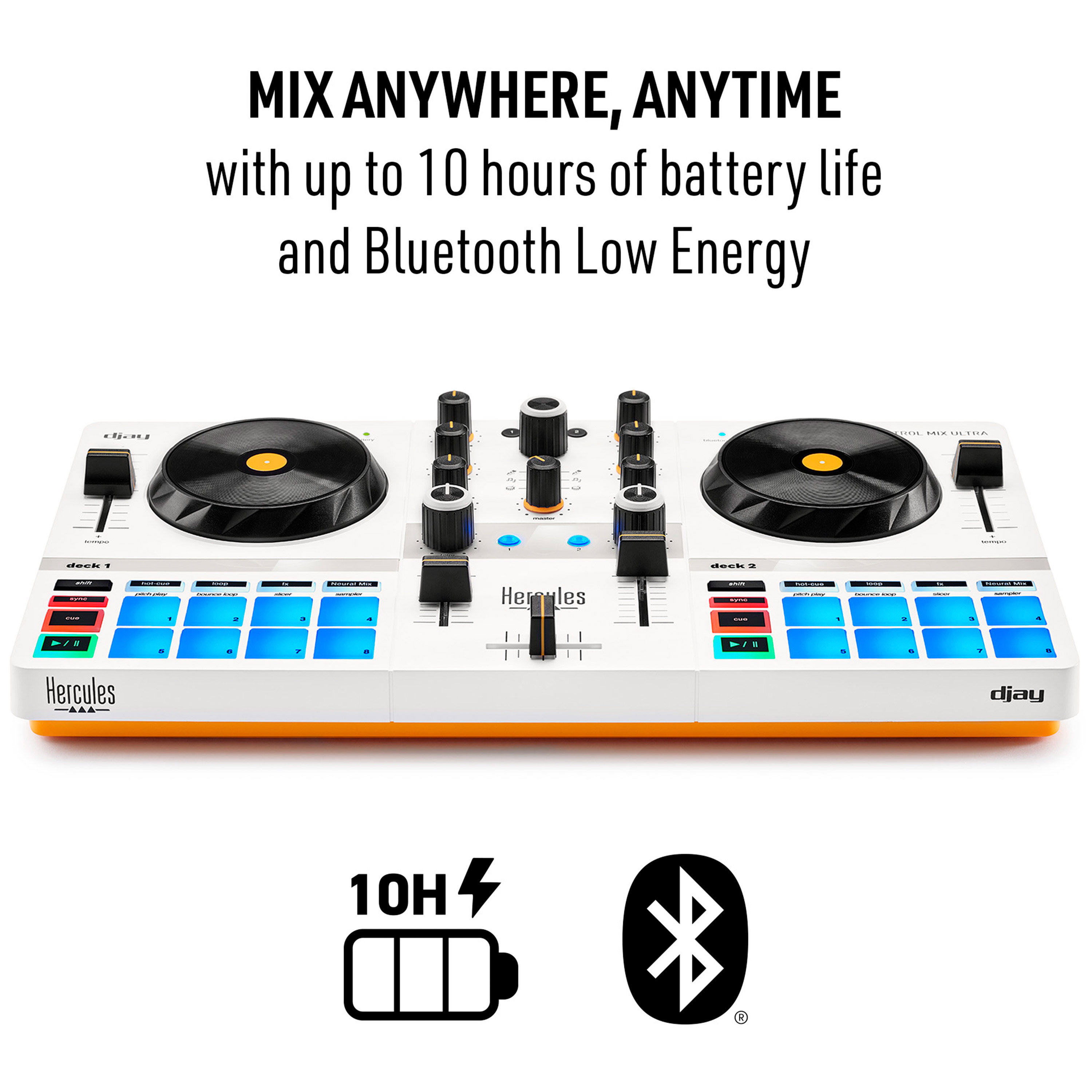 Hercules DJ DJControl Mix Ultra - Contrôleur DJ USB SonoVente.com