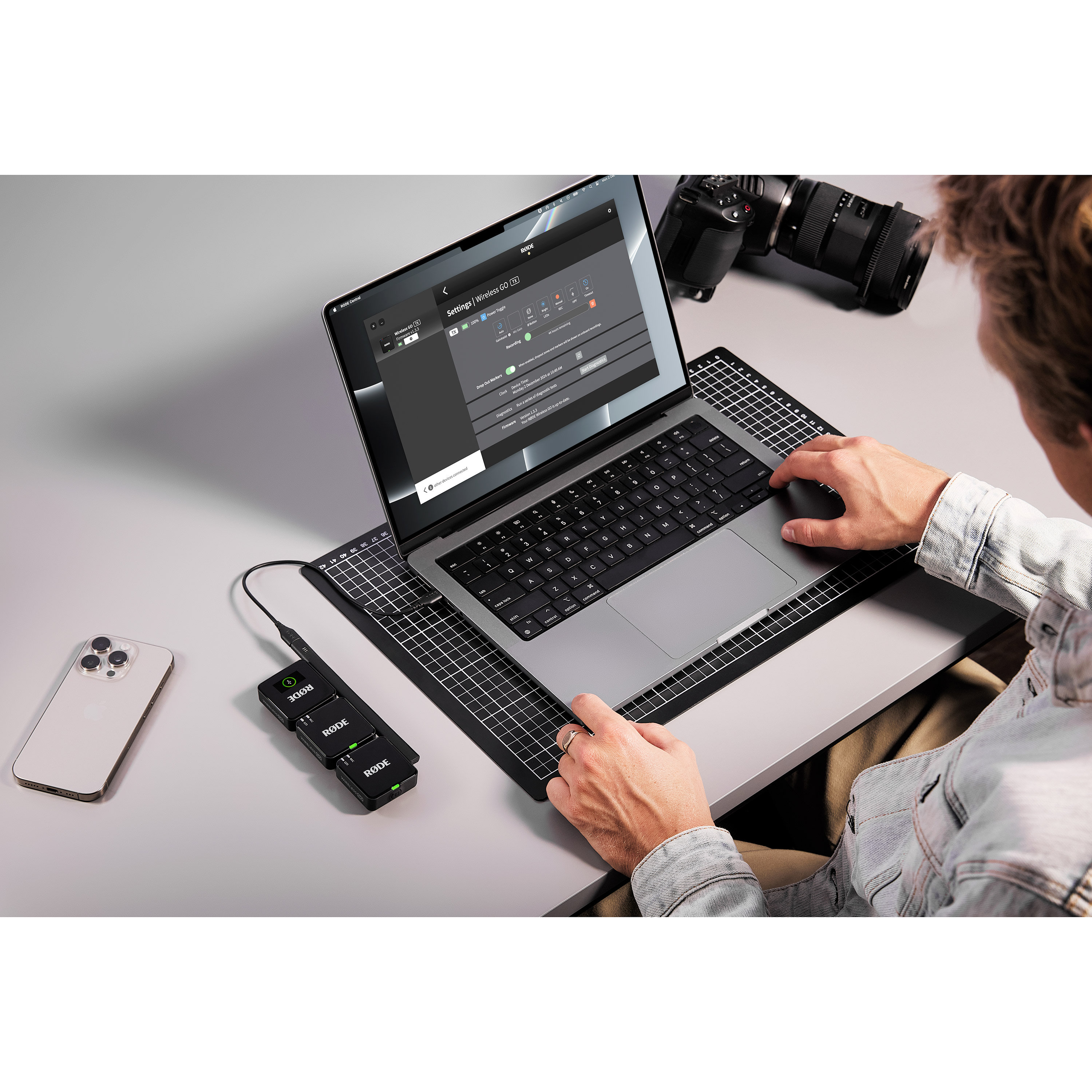 Rode Wireless GO (Gen 3) - Sets podcast & broadcast SonoVente.com