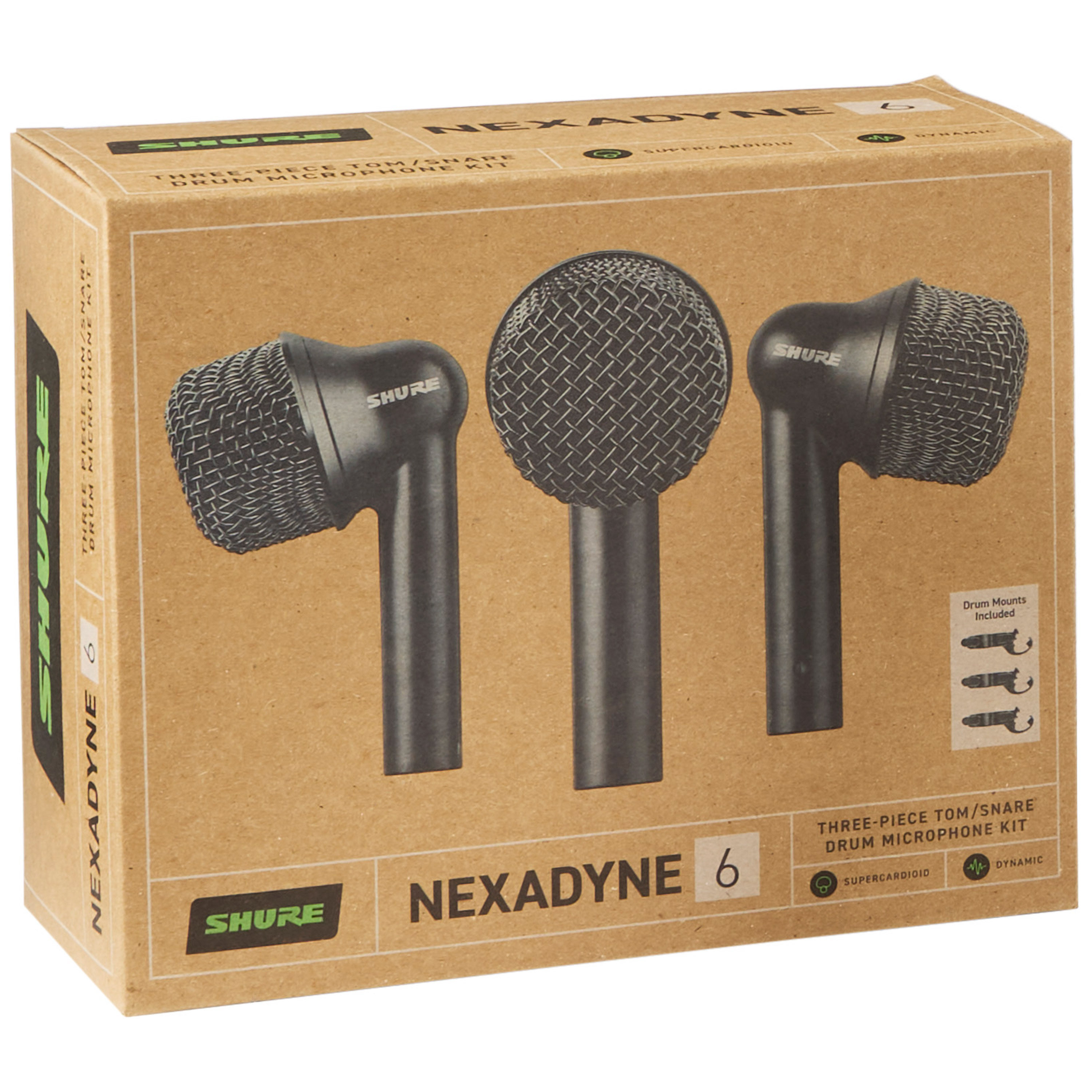 Shure Pack 3 NXN6 Nexadyne - Micro dynamique SonoVente.com