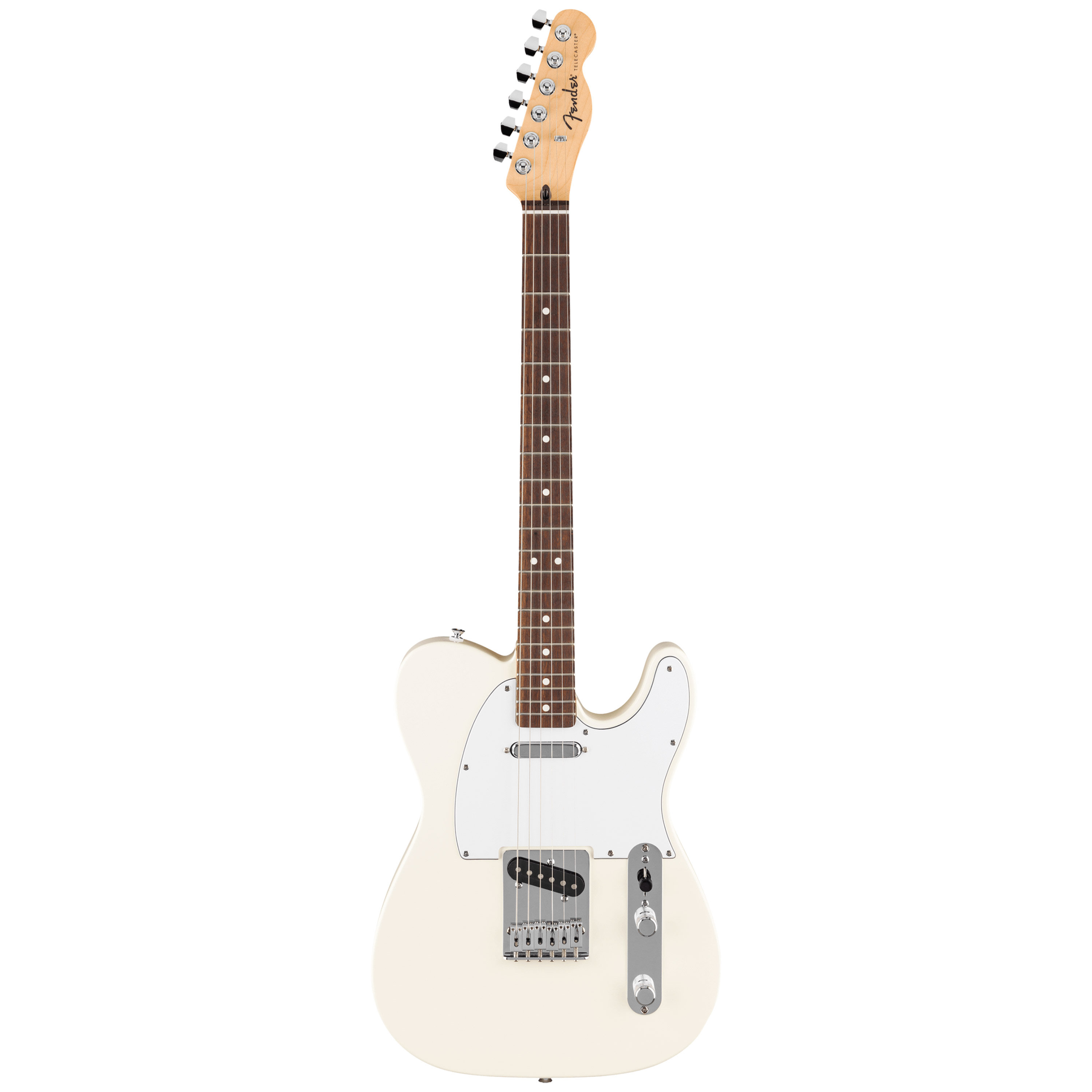 Fender Standard Telecaster RW Olympic White - Guitare forme T SonoVente.com