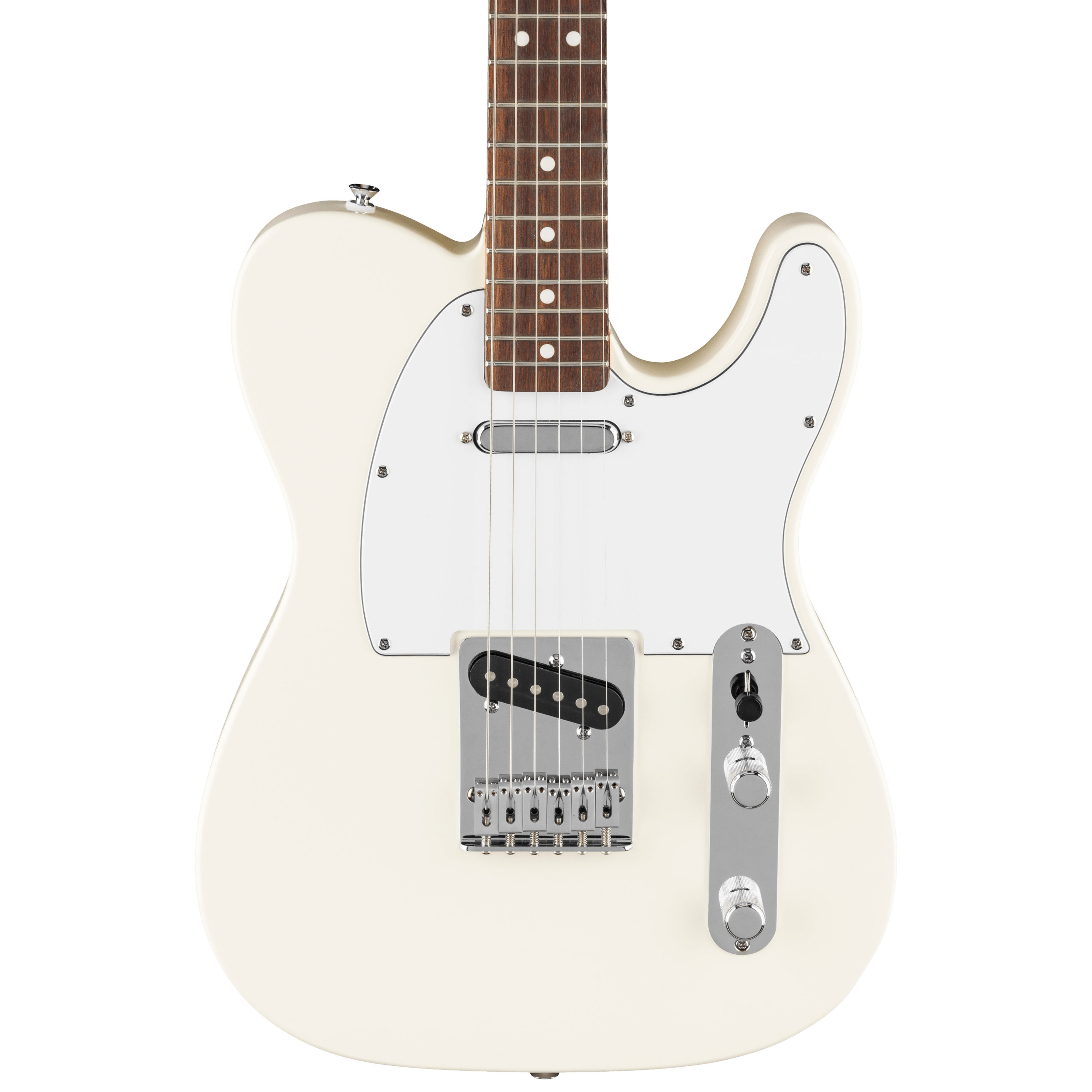 Fender Standard Telecaster RW Olympic White - Guitare forme T SonoVente.com