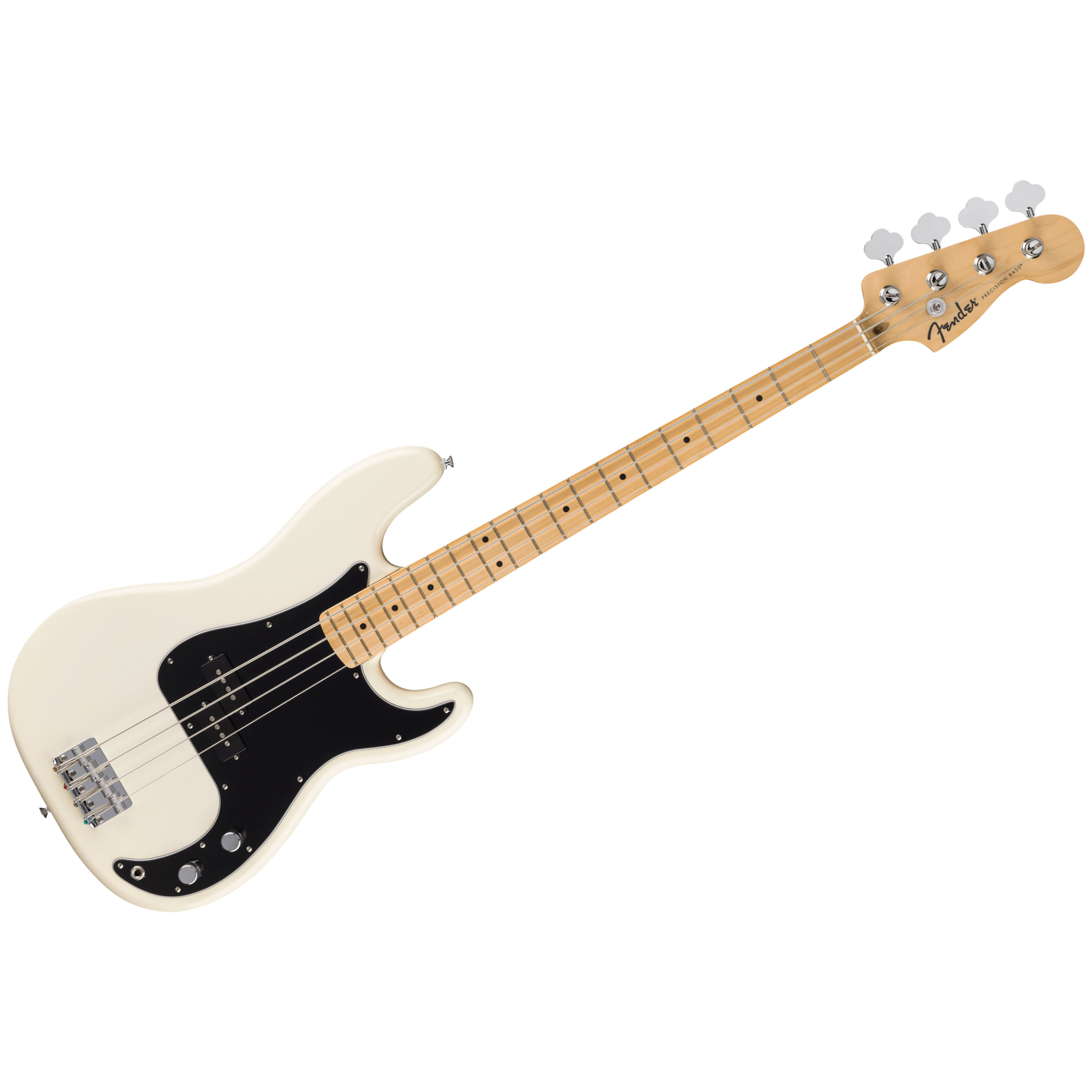 Fender Standard Precision Bass MN Olympic White - Electric Bass ...