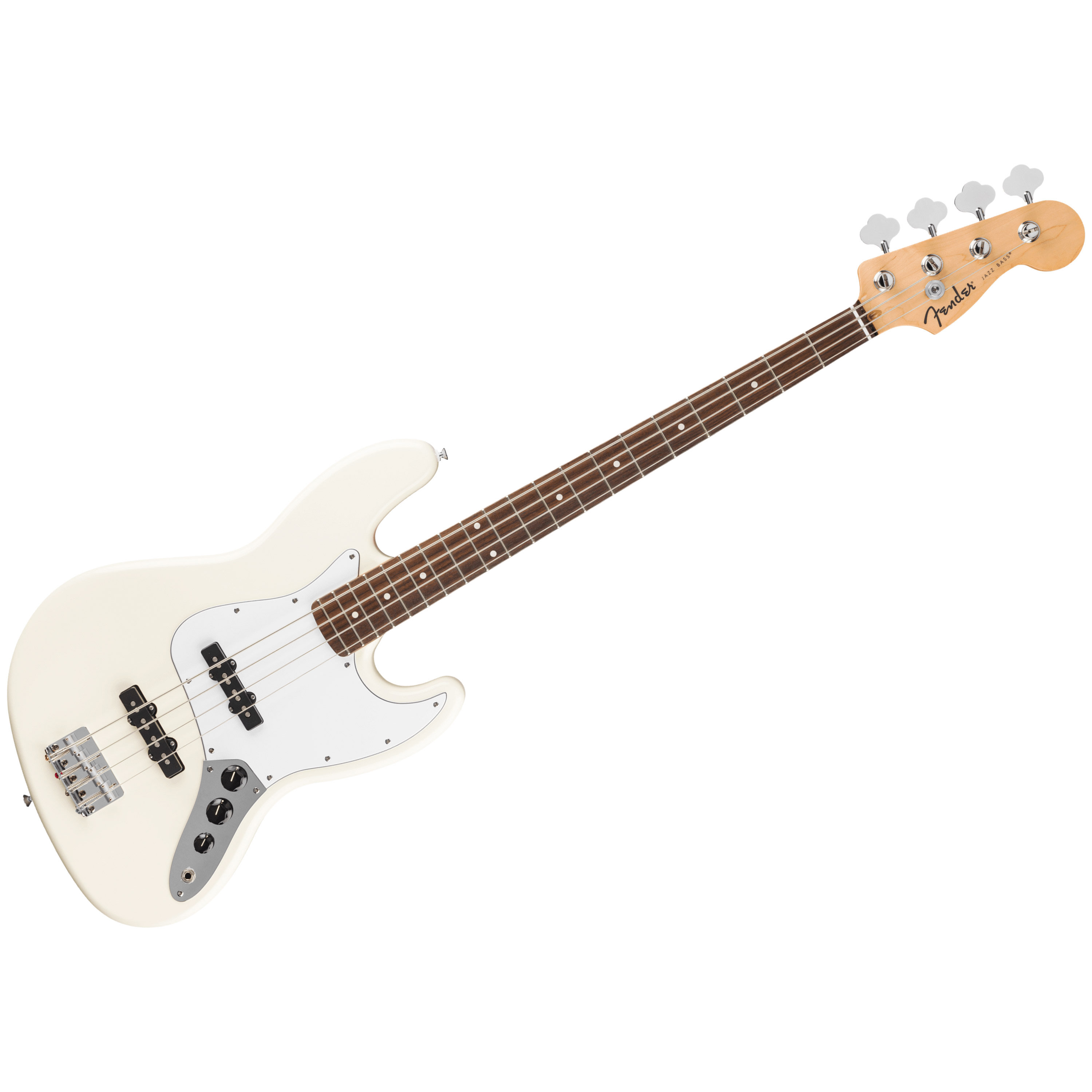 Fender Standard Jazz Bass LRL Olympic White - Electric Bass SonoVente ...