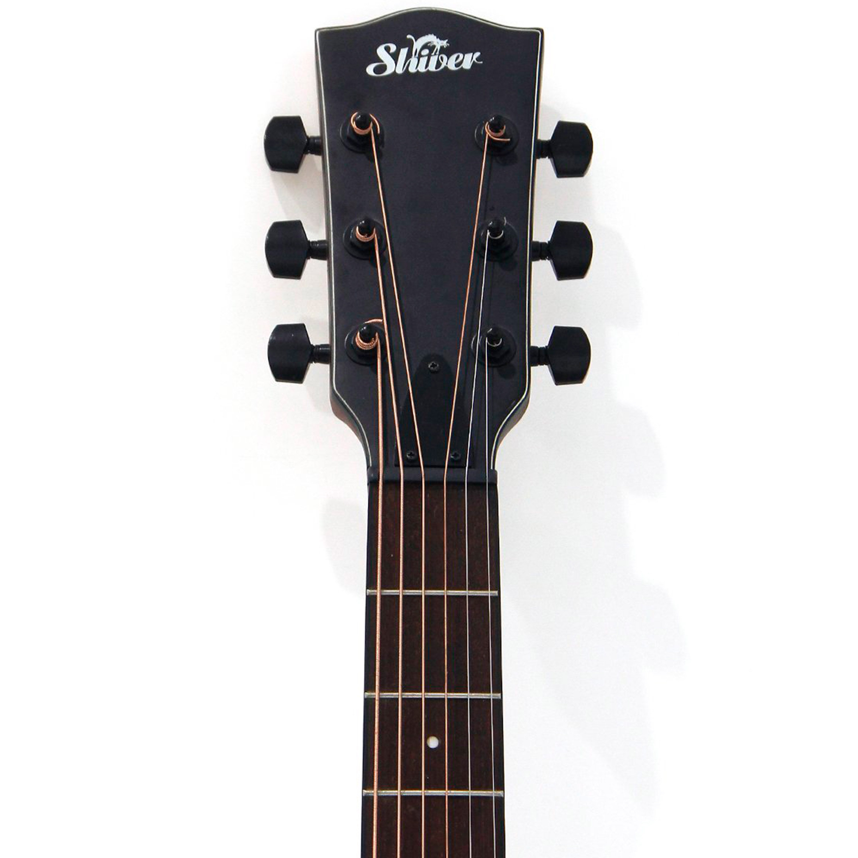 Shiver GFS F Hole Tobacco - Guitare folk électro SonoVente.com