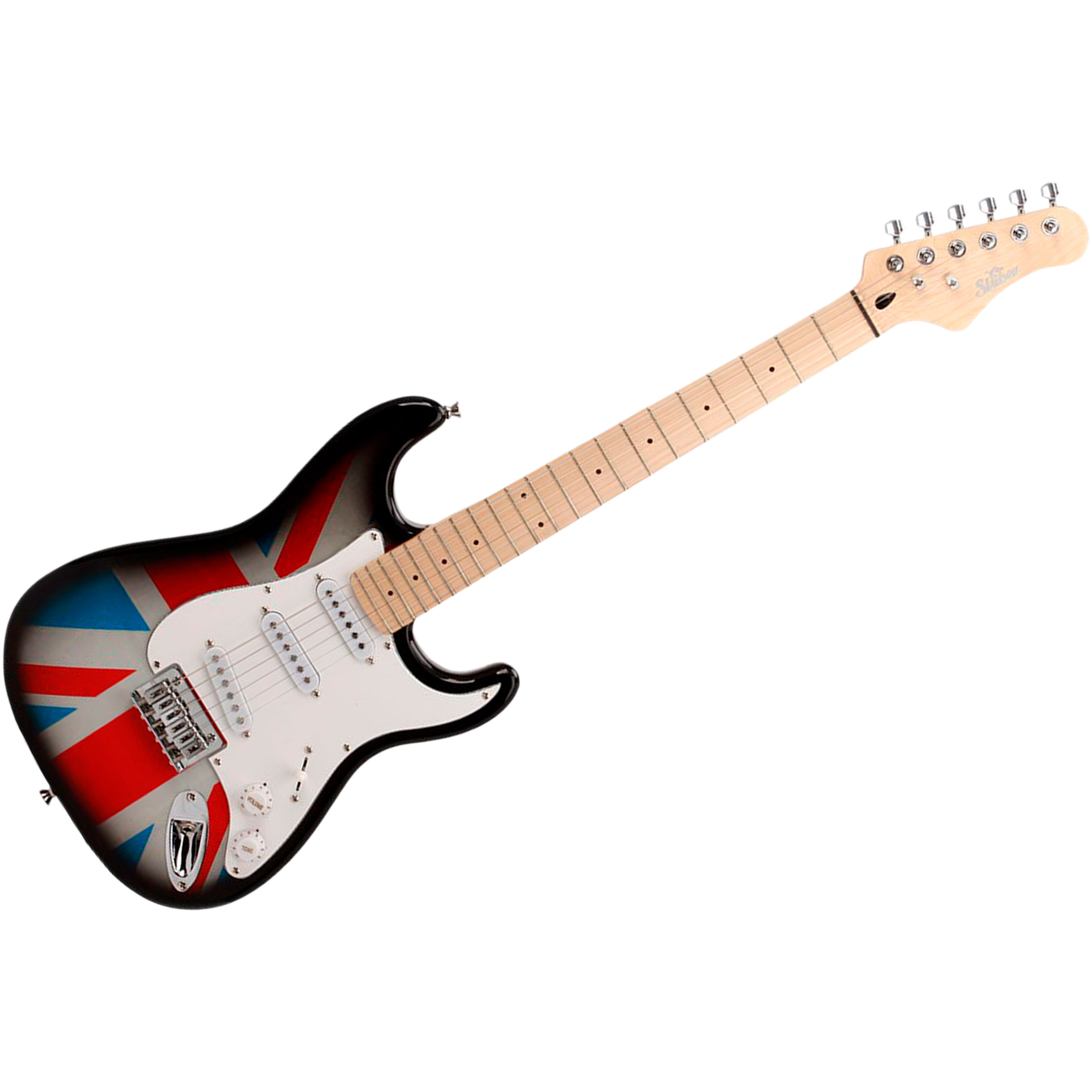 Shiver GES Baby Union Jack - Guitare électrique enfant SonoVente.com
