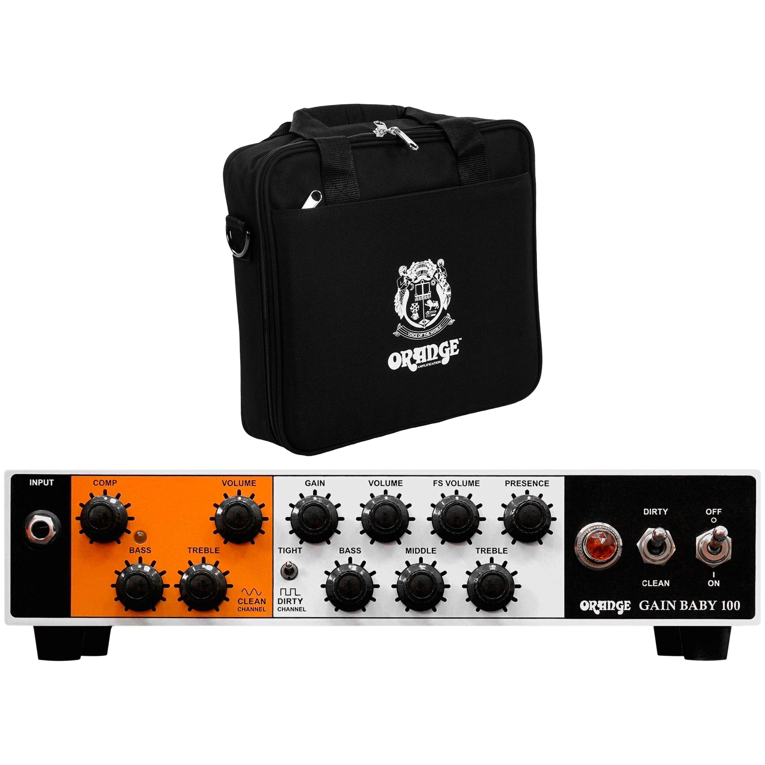 Orange Gain Baby 100 + Housse - Gitaarversterker SonoVente.com - nl