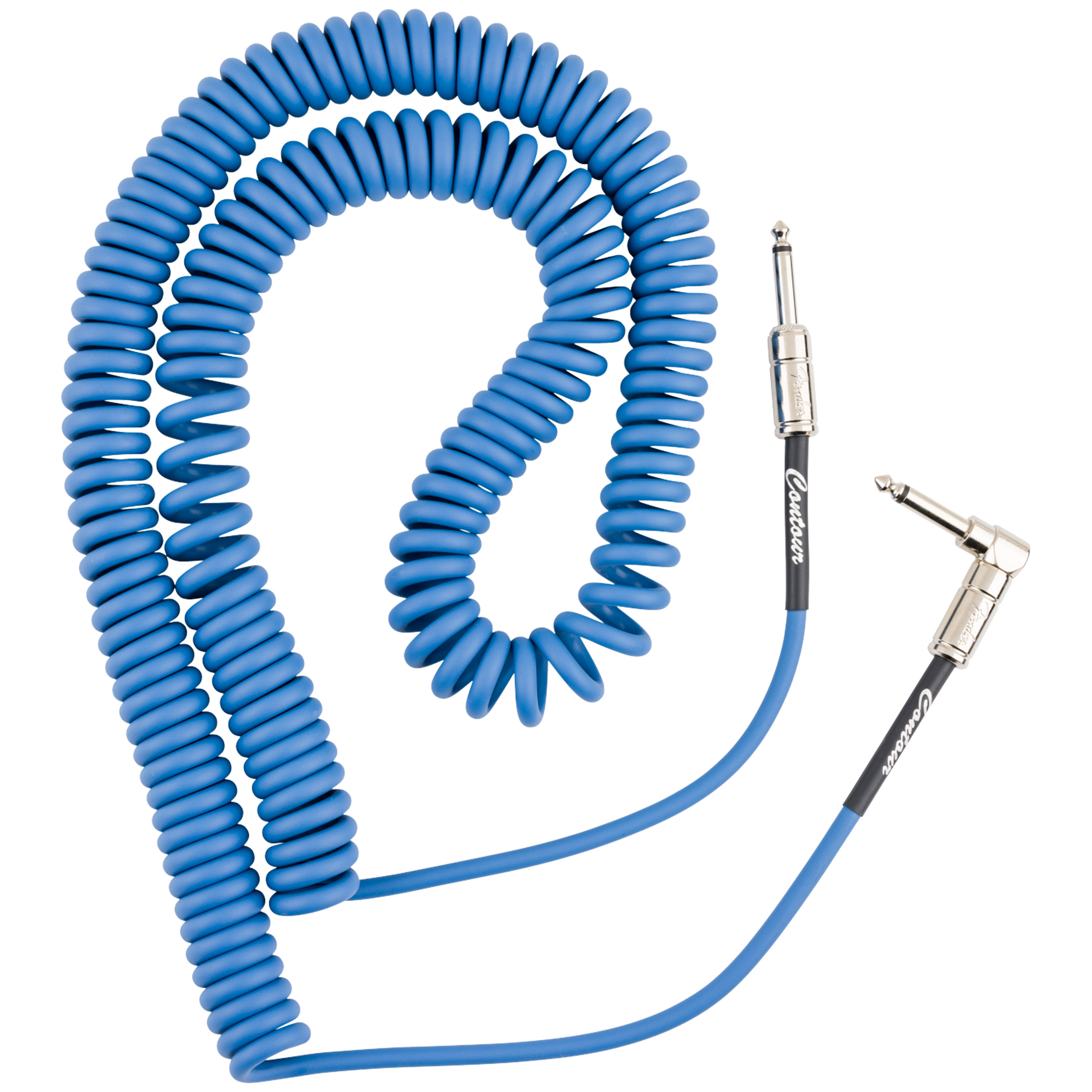 Fender Contour Series Coiled Cable, 9m, Lake Placid Blue - Câble ...