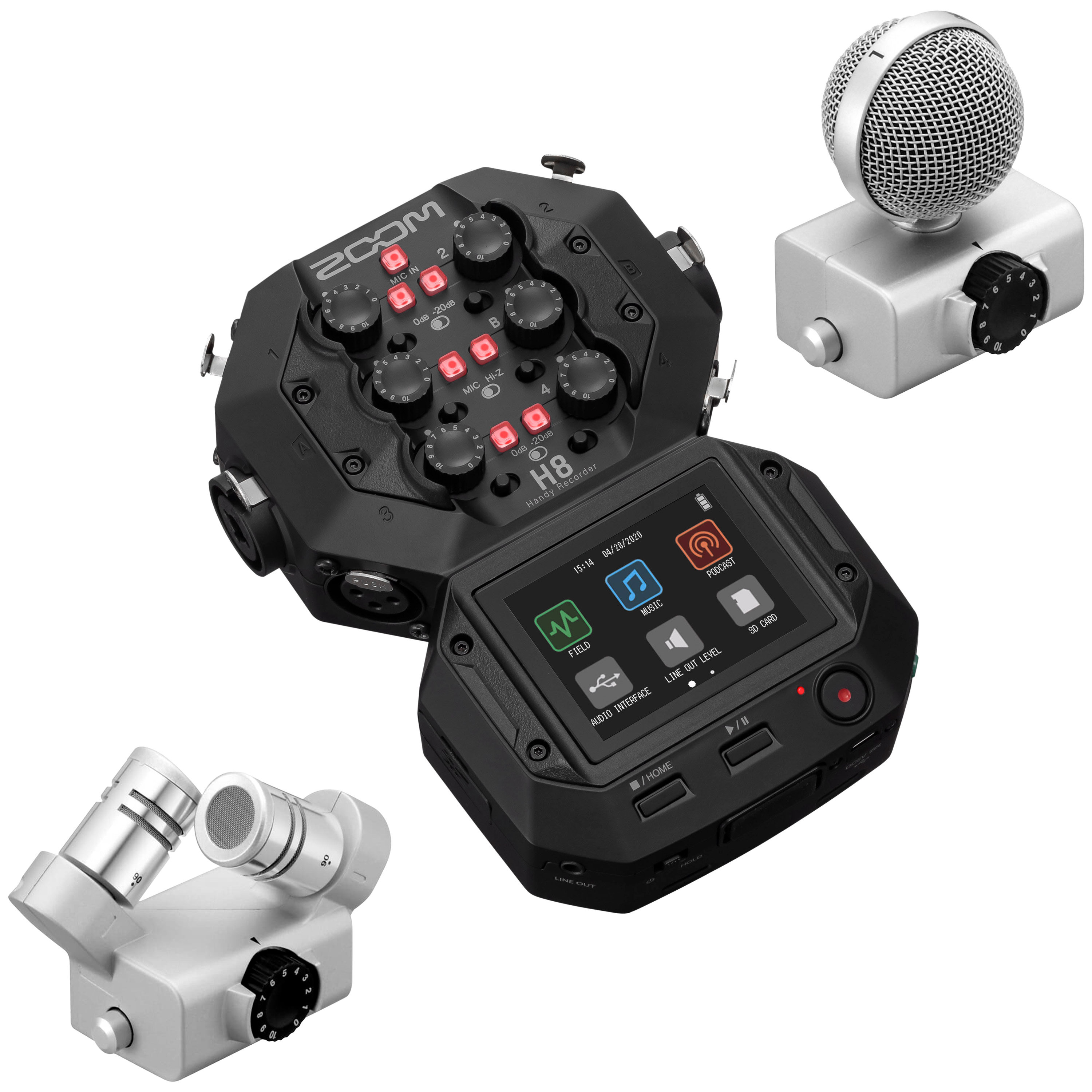Zoom H8 + MS Pack Limited Edition - Draagbare recorder SonoVente.com - nl