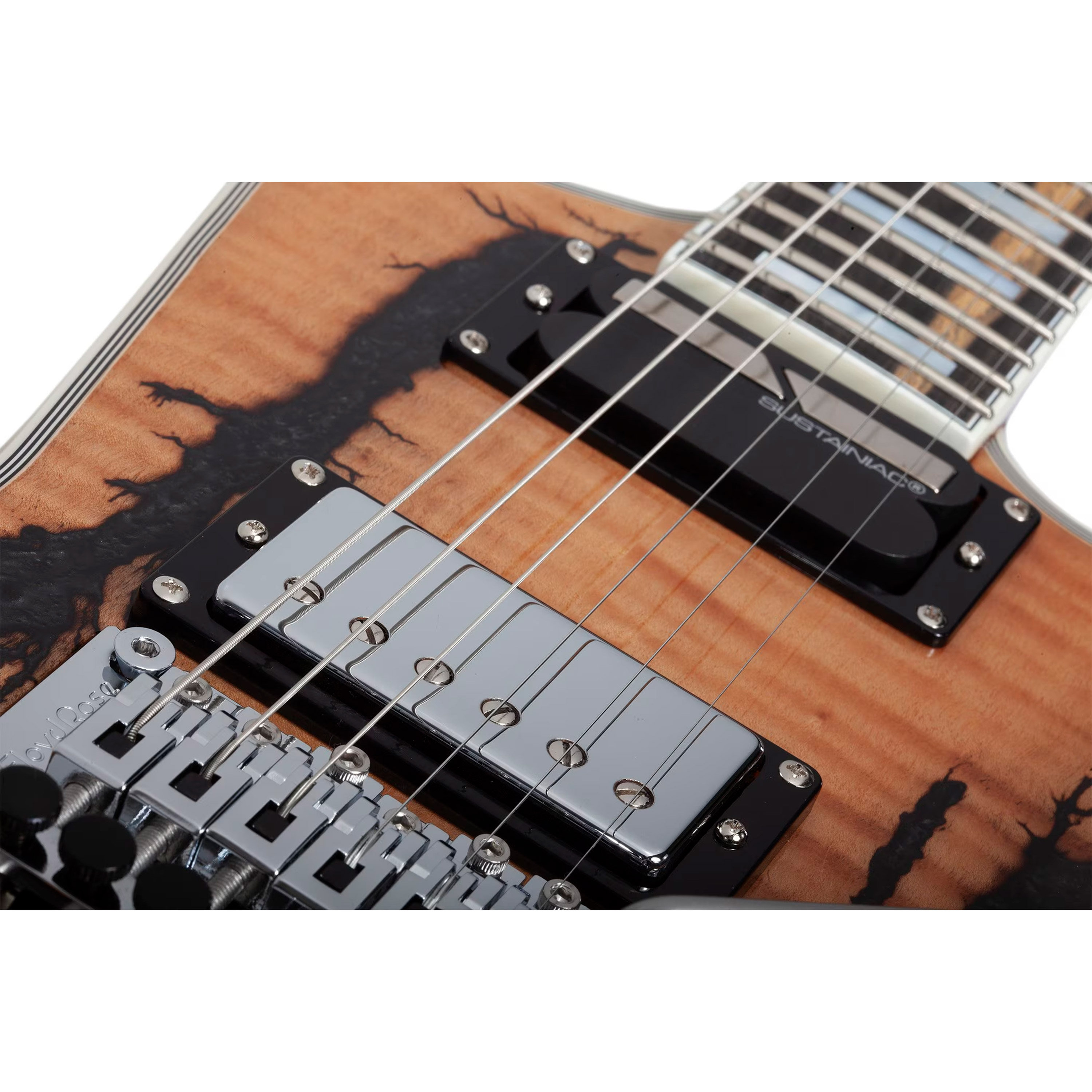 Schecter E-1 Electro Resin Floyd Rose Sustainiac Gloss Natural ...