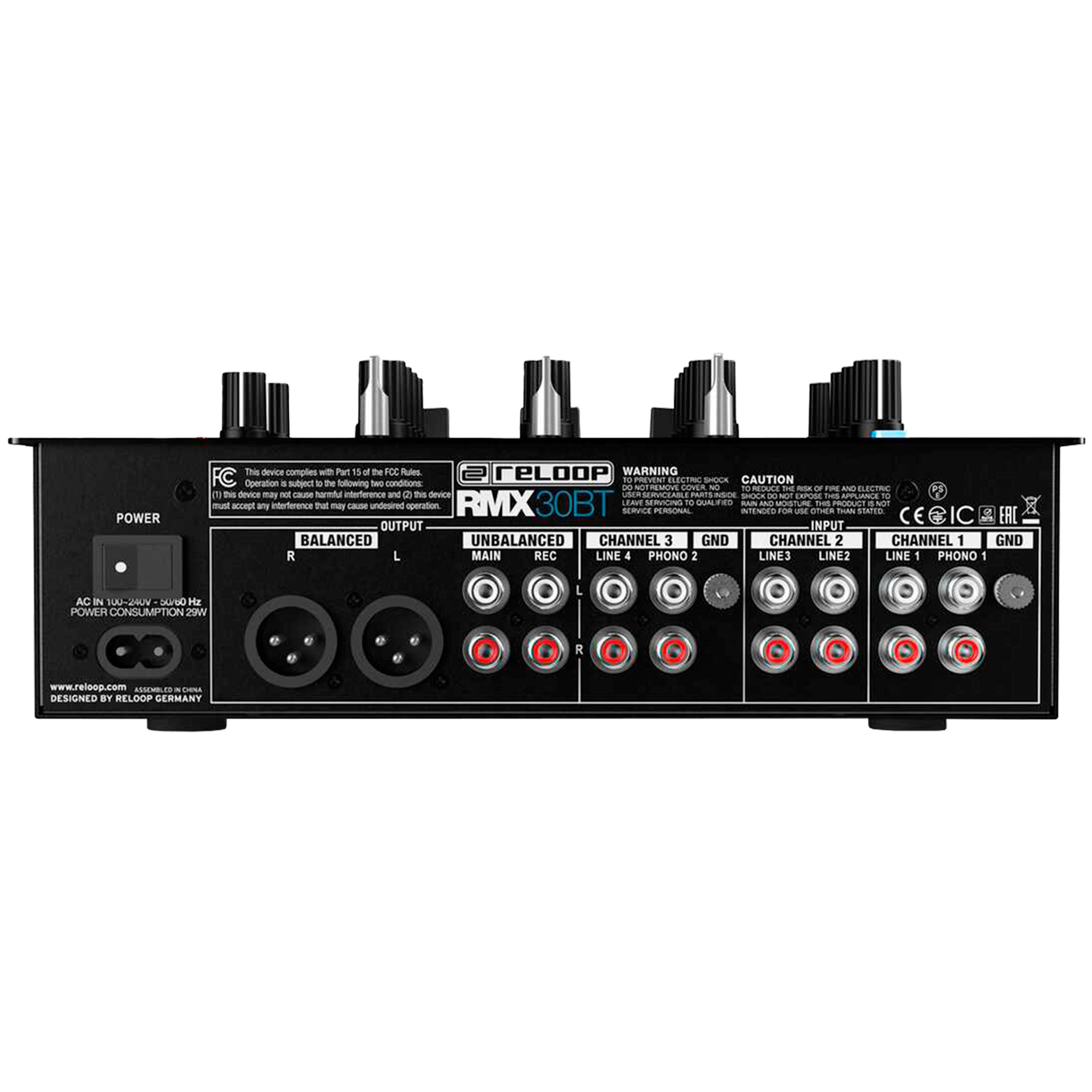 Reloop RMX-30 BT - Table de mixage DJ SonoVente.com