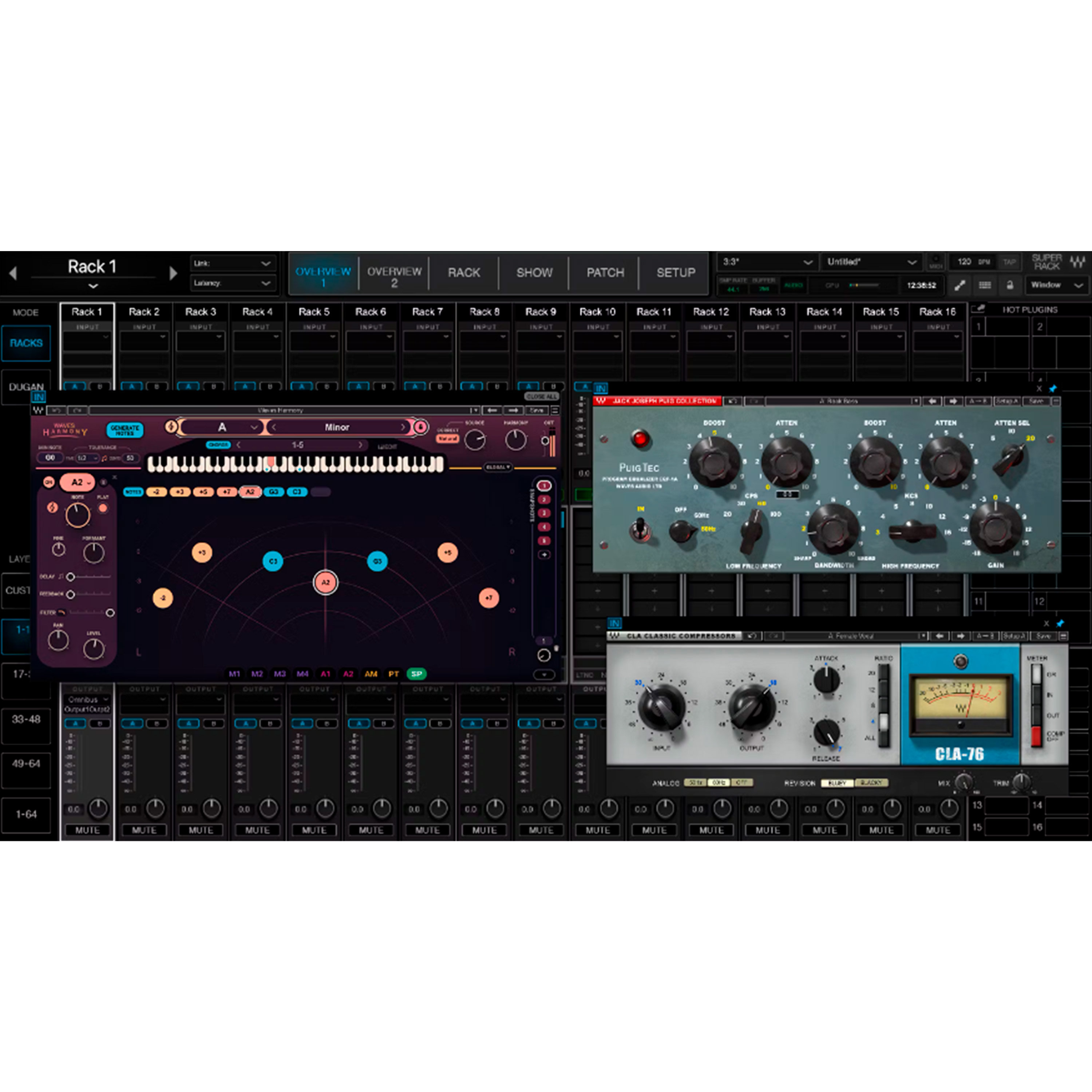 Waves SuperRack Performer - Logiciel plugins d'effets SonoVente.com