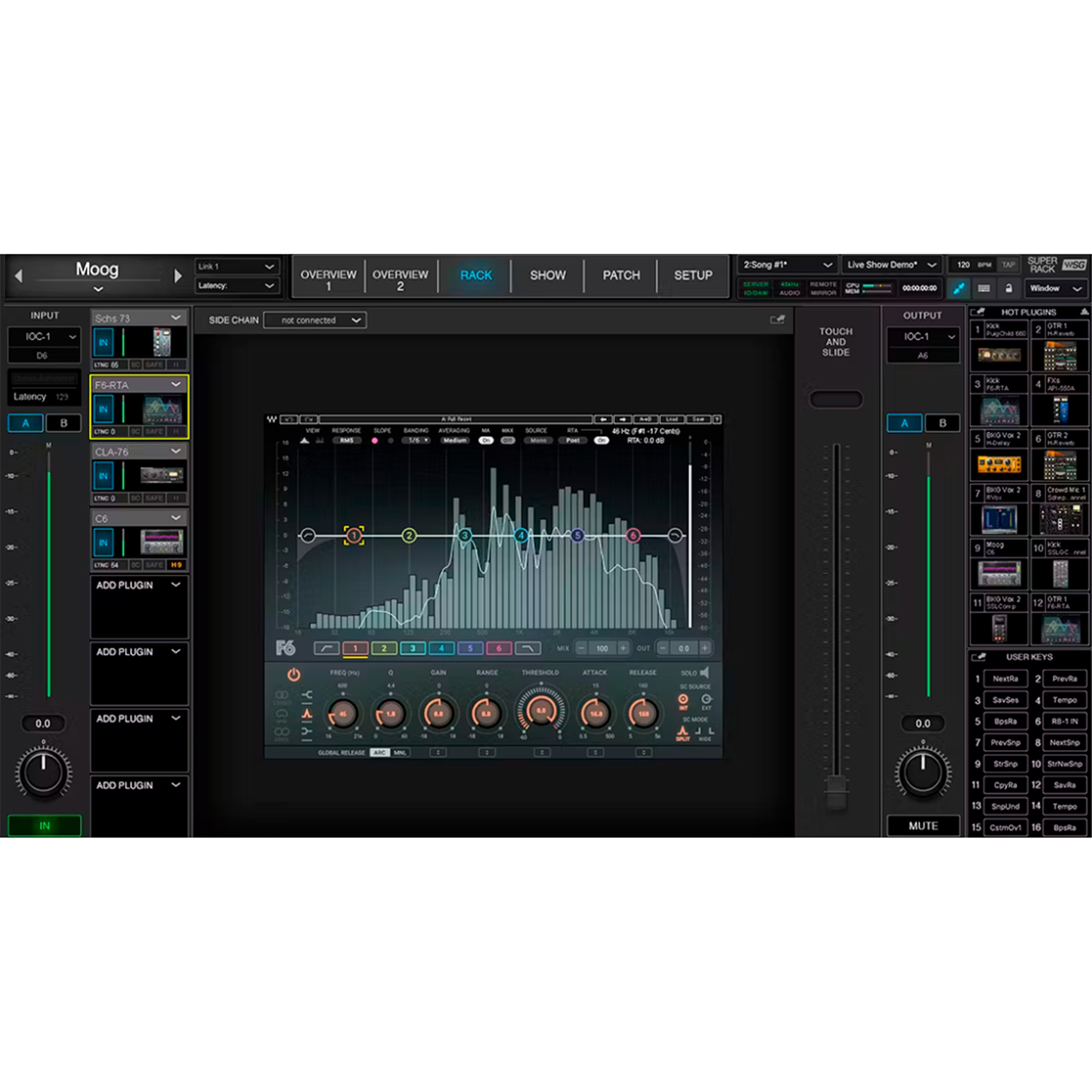 Waves SuperRack SoundGrid - Logiciel plugins d'effets SonoVente.com
