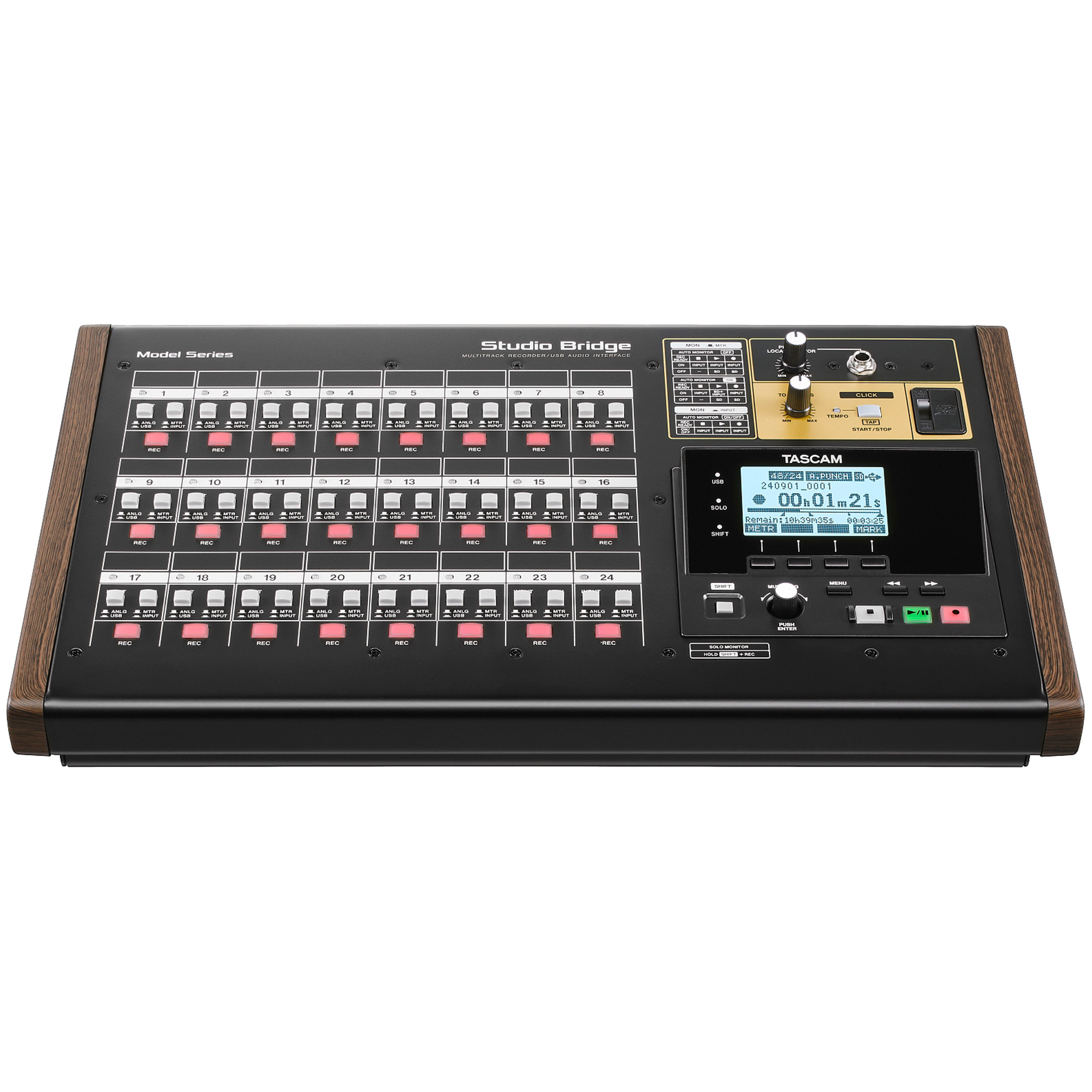 Tascam Studio Bridge Enregistreur 24 pistes - Studio portable SonoVente.com
