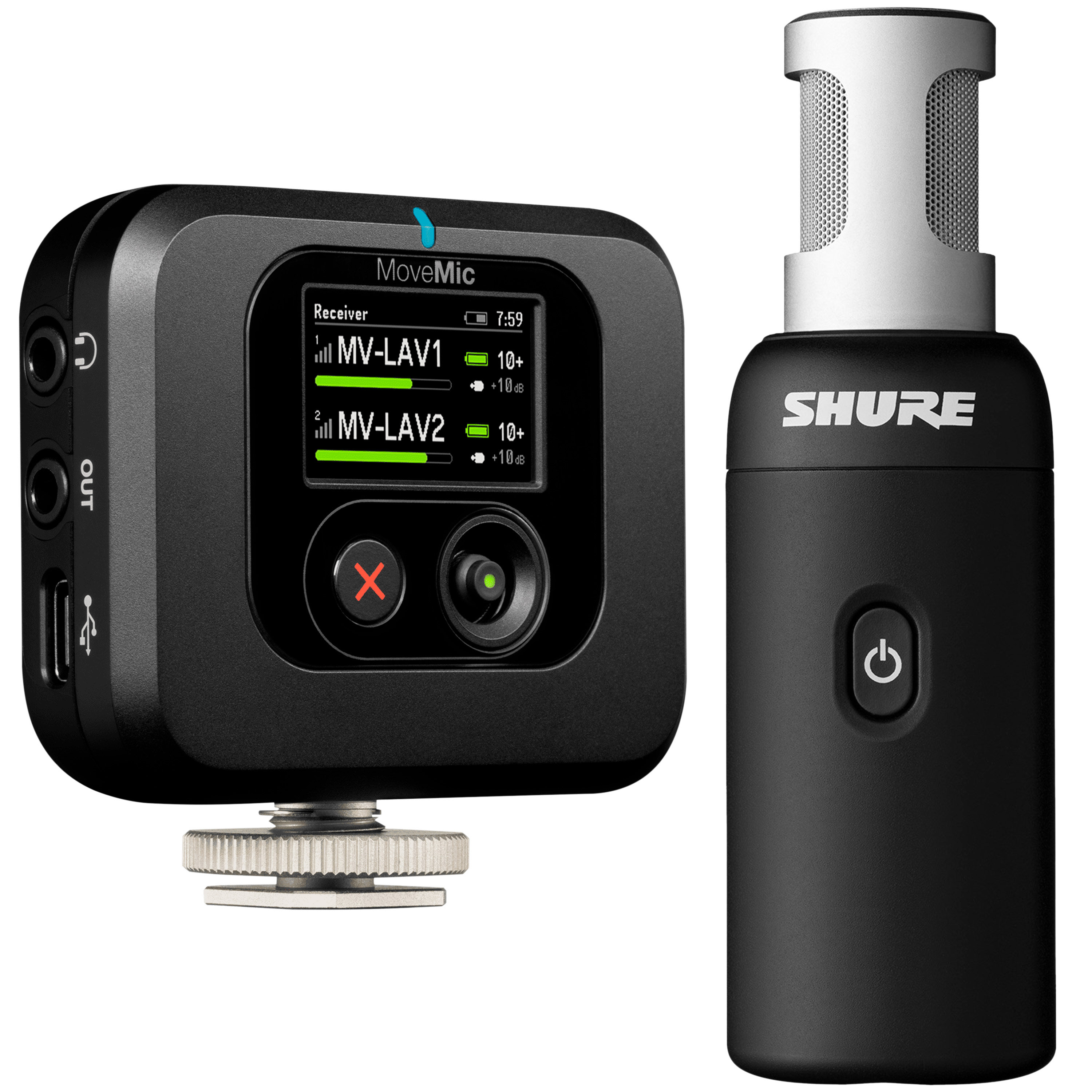 Shure Movemic 88+ Kit - Micro broadcast SonoVente.com