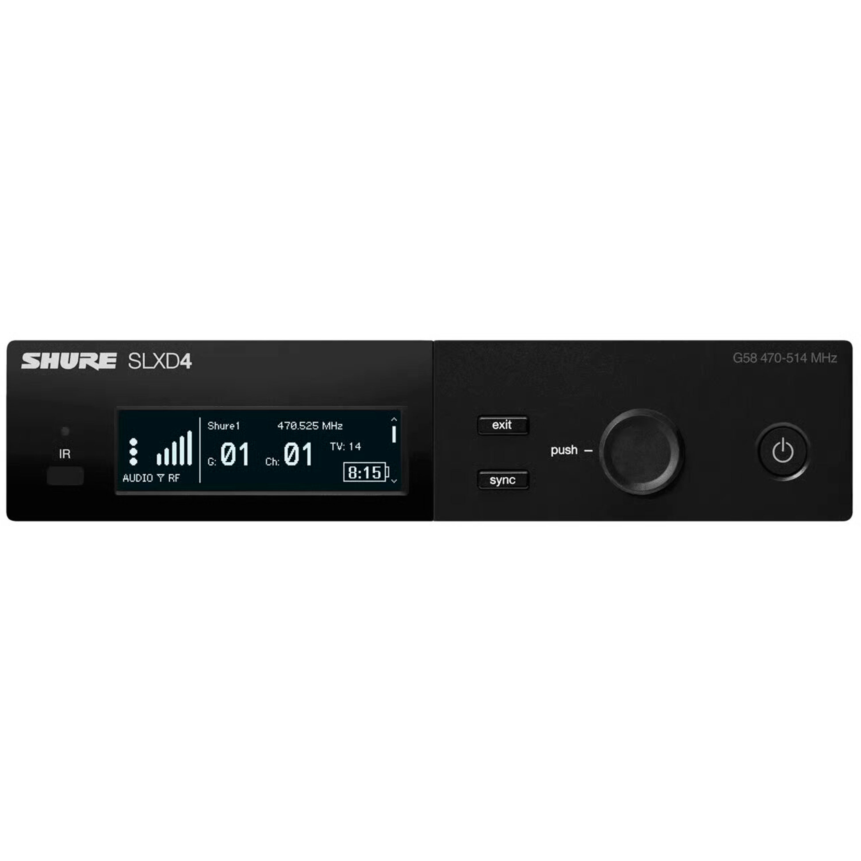 Shure SLXD24E N8SB J53 Supercardioide - Micro HF chant SonoVente.com