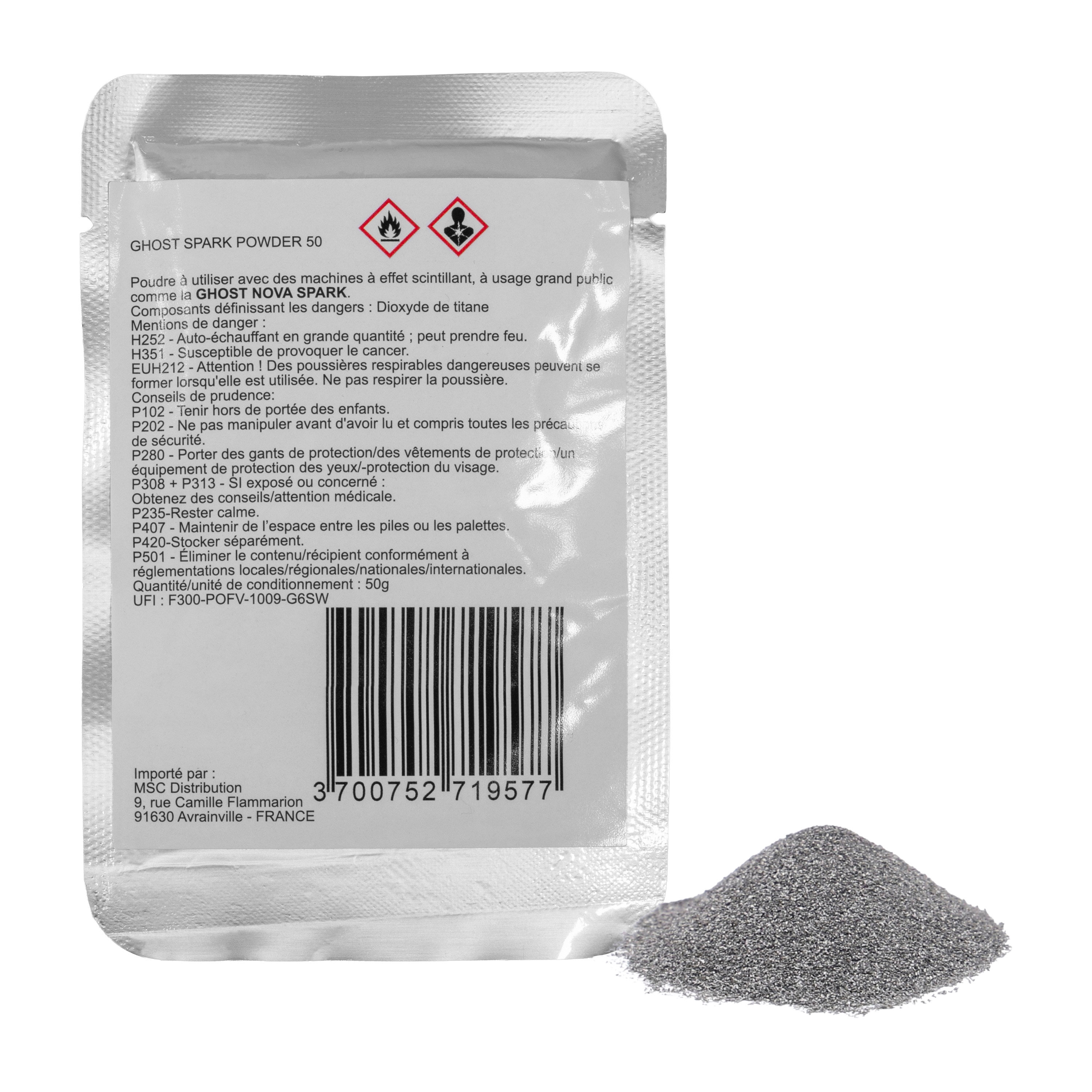 Ghost SPARK POWDER 50 - Liquides pour machines SonoVente.com