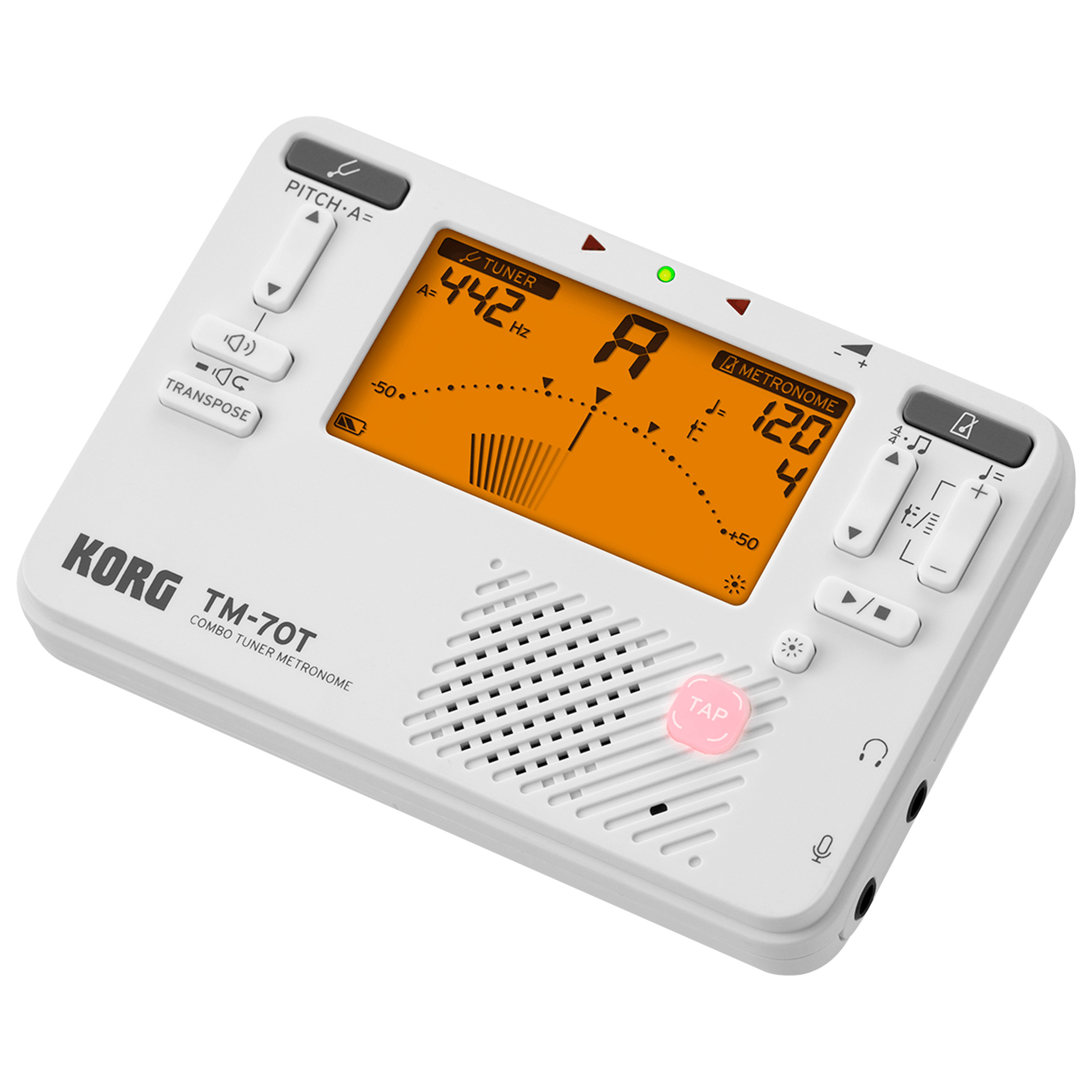 Korg TM-70T White - Métronome SonoVente.com