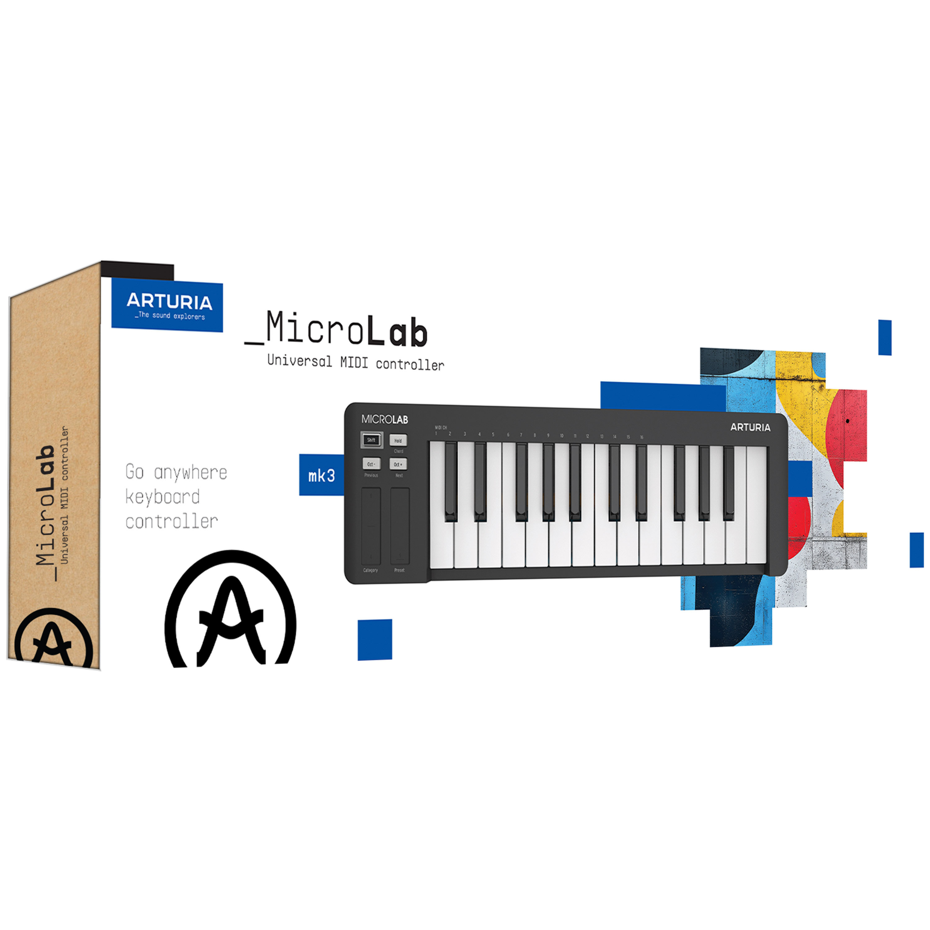 Arturia MicroLab MK3 Black - Clavier maître SonoVente.com