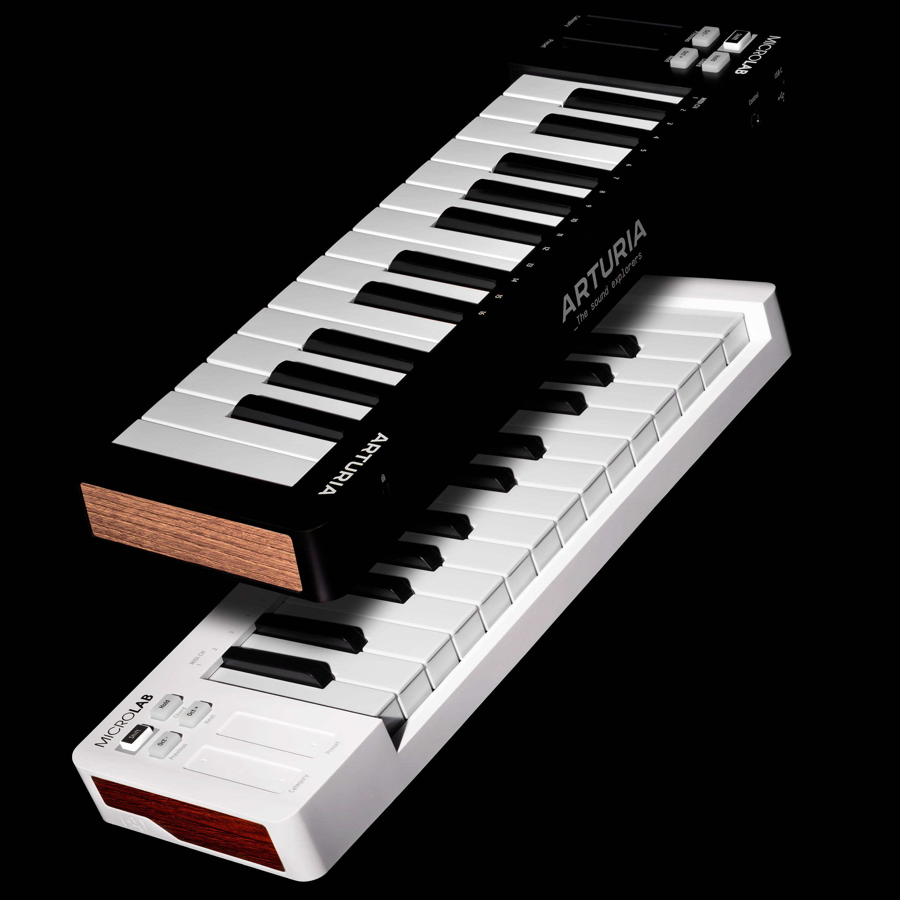 Arturia MicroLab MK3 Black - Hoofdtoetsenbord SonoVente.com - nl