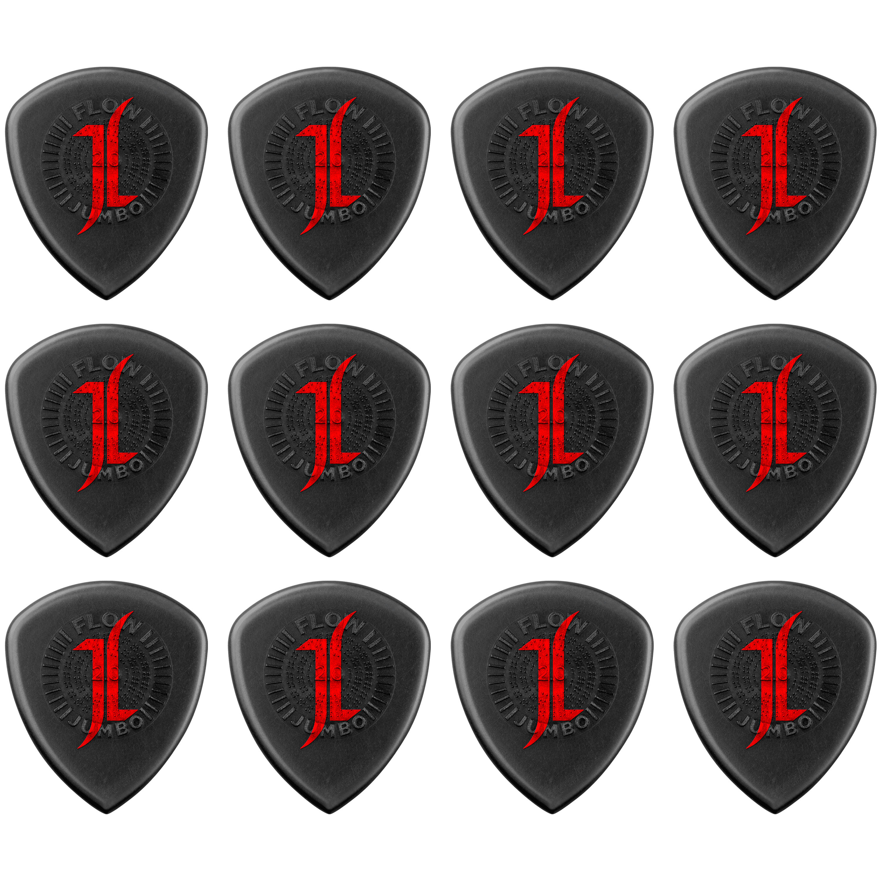Dunlop 547RJL Jeff Loomis Custom Flow Jumbo 2,00 mm Sachet de 12 ...