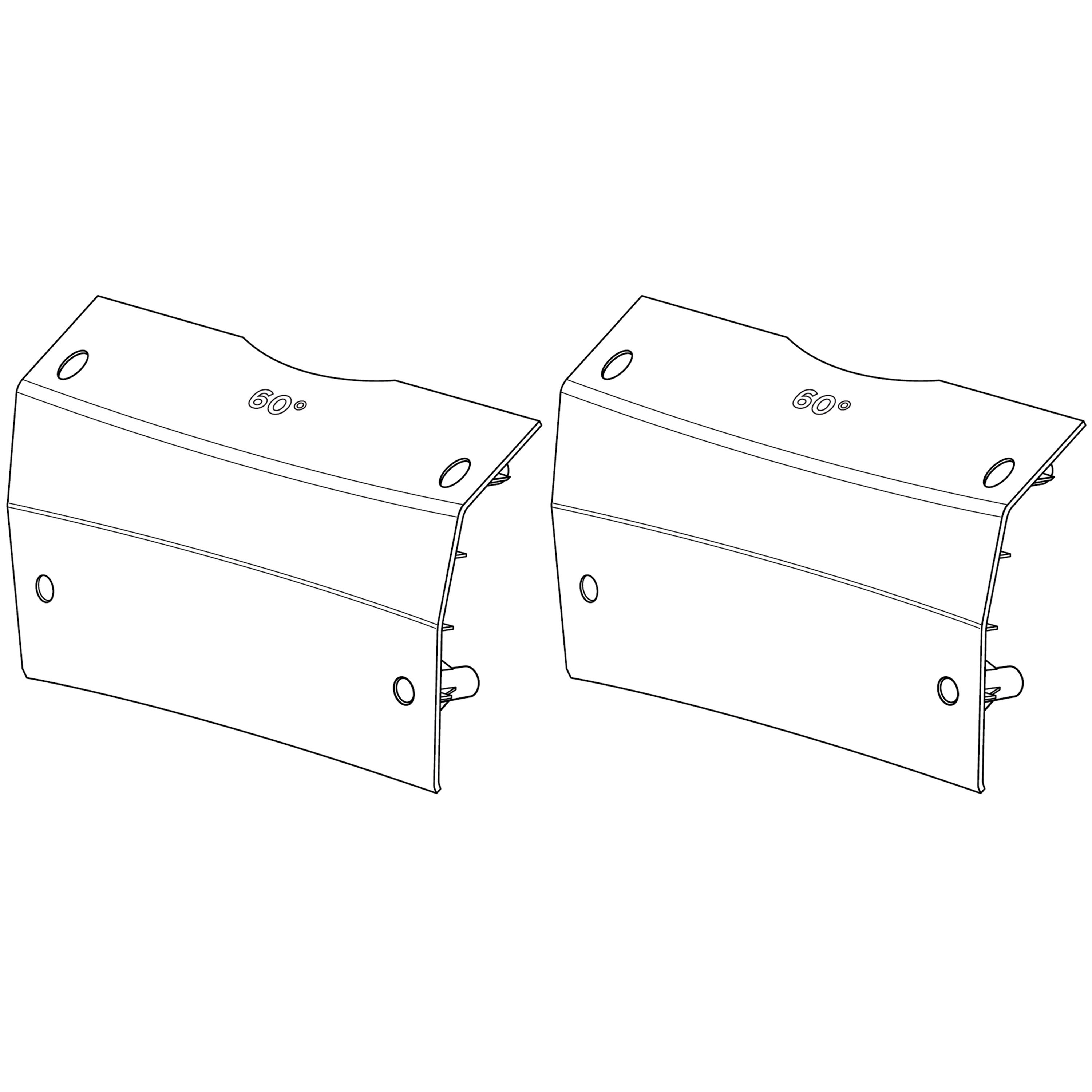 Bose Professional AMWG4060 ArenaMatch AM40 WaveGuide 60 (la paire ...