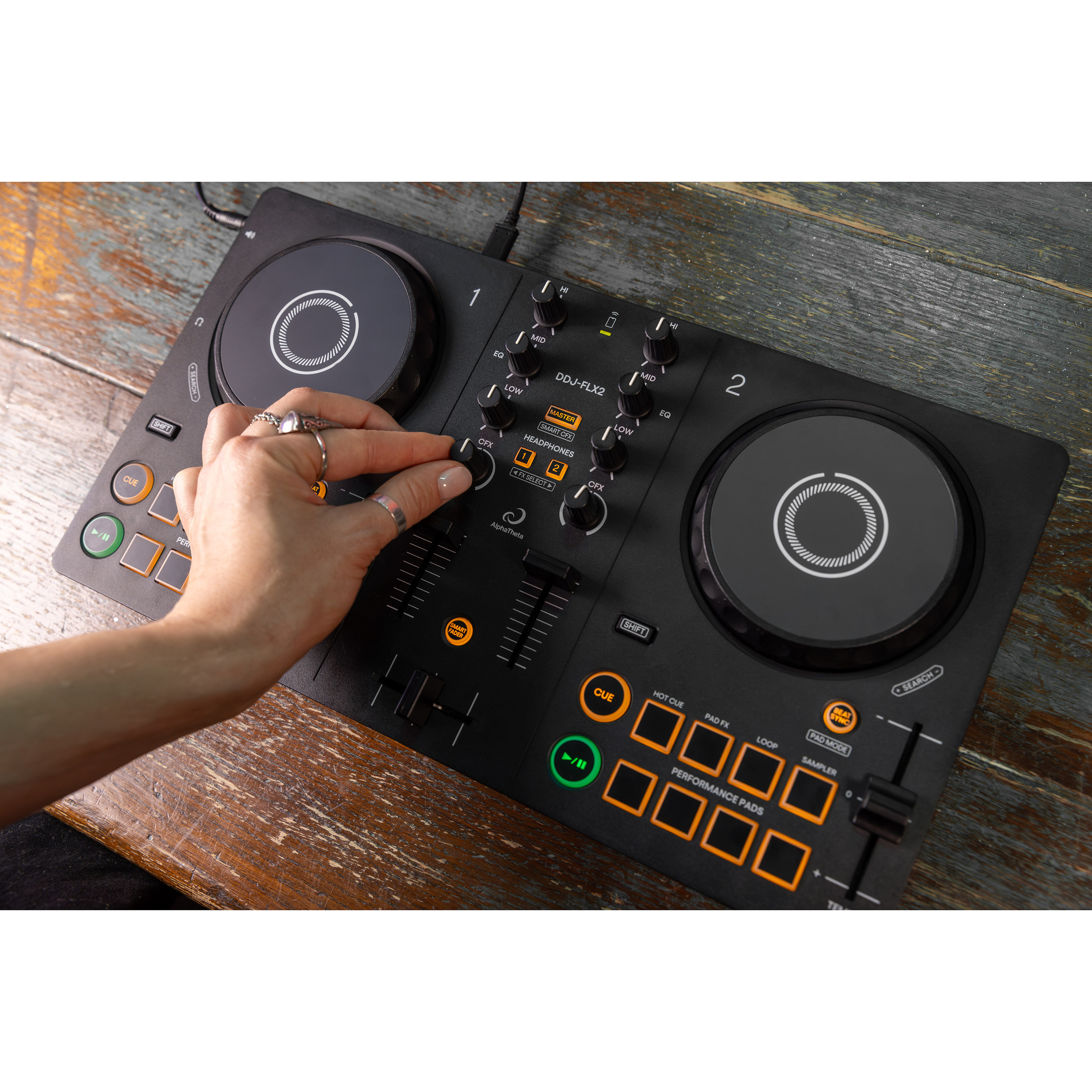 Pioneer DJ Pack DDJ-FLX2 + Eva Case - Contrôleur DJ USB SonoVente.com