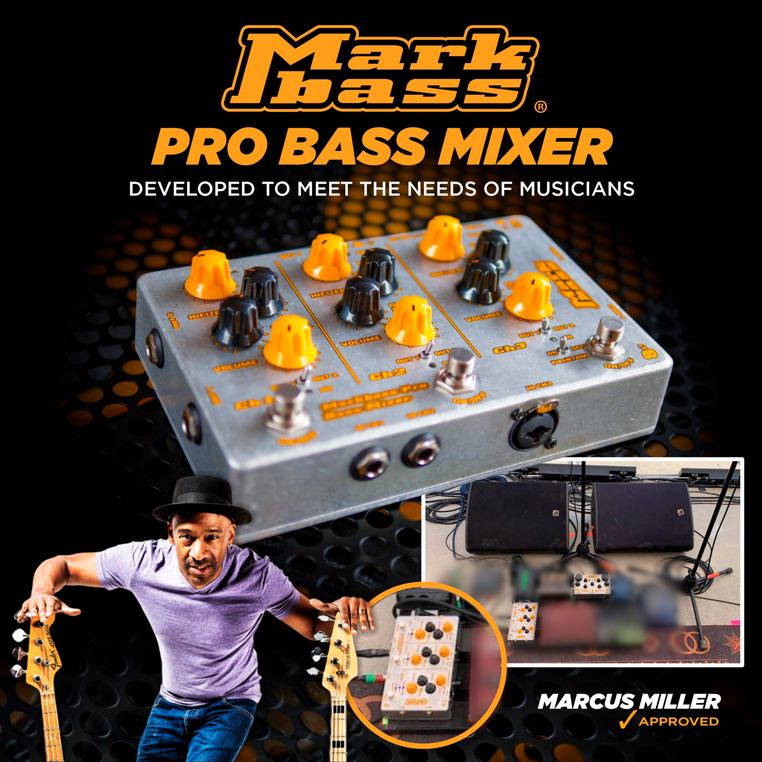 Markbass Pro Bass Mixer - Effets basse SonoVente.com