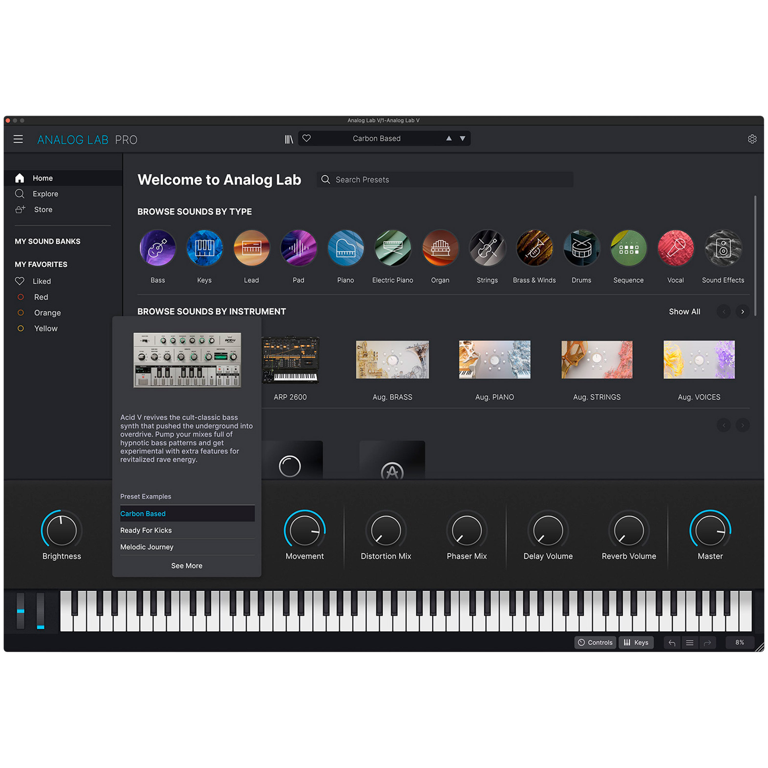 Arturia Analog Lab Pro - Logiciel instruments virtuels SonoVente.com
