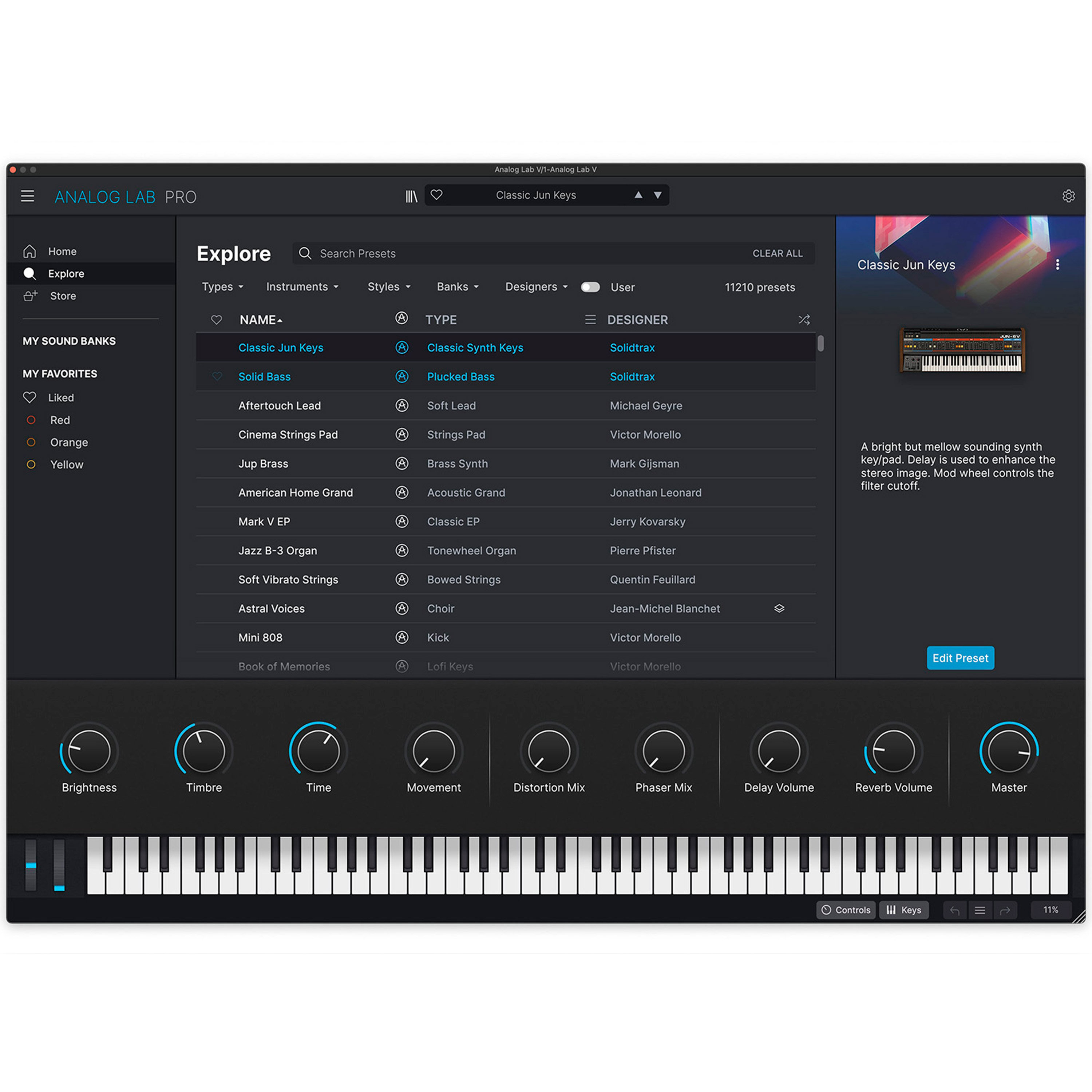 Arturia Analog Lab Pro - Logiciel instruments virtuels SonoVente.com