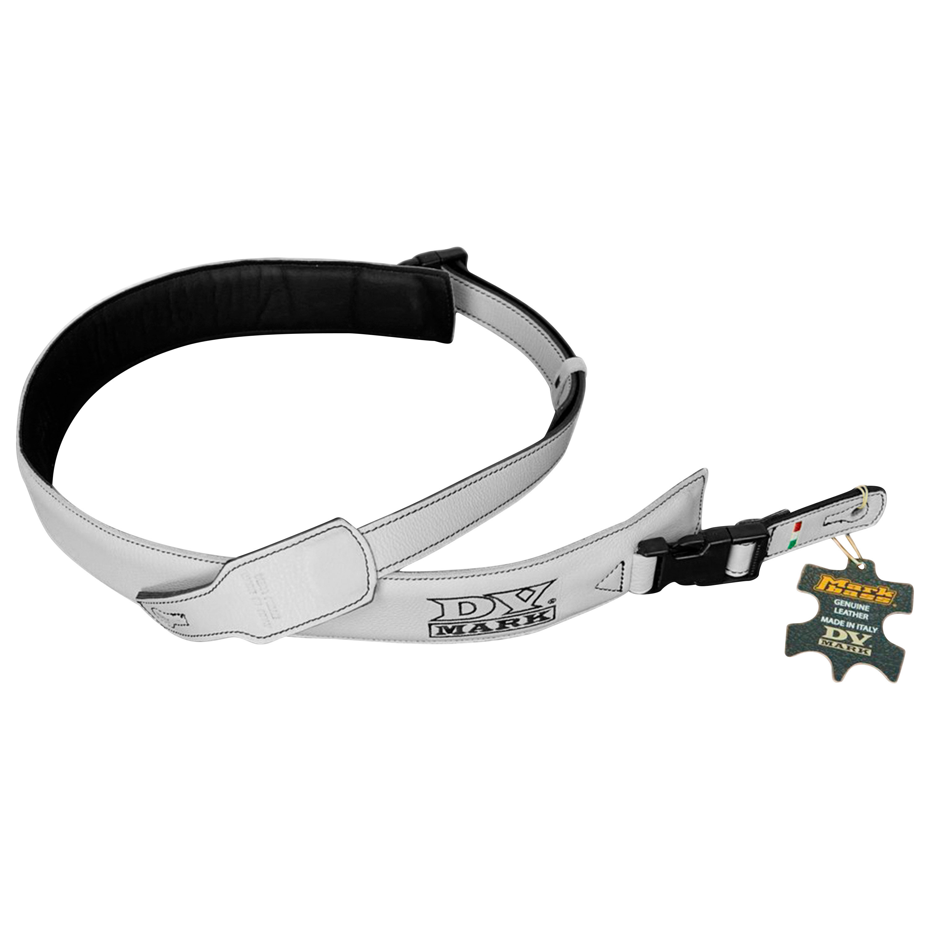 DV Mark Strap S DV Genuine Leather 55 mm White - Sangle guitare ...